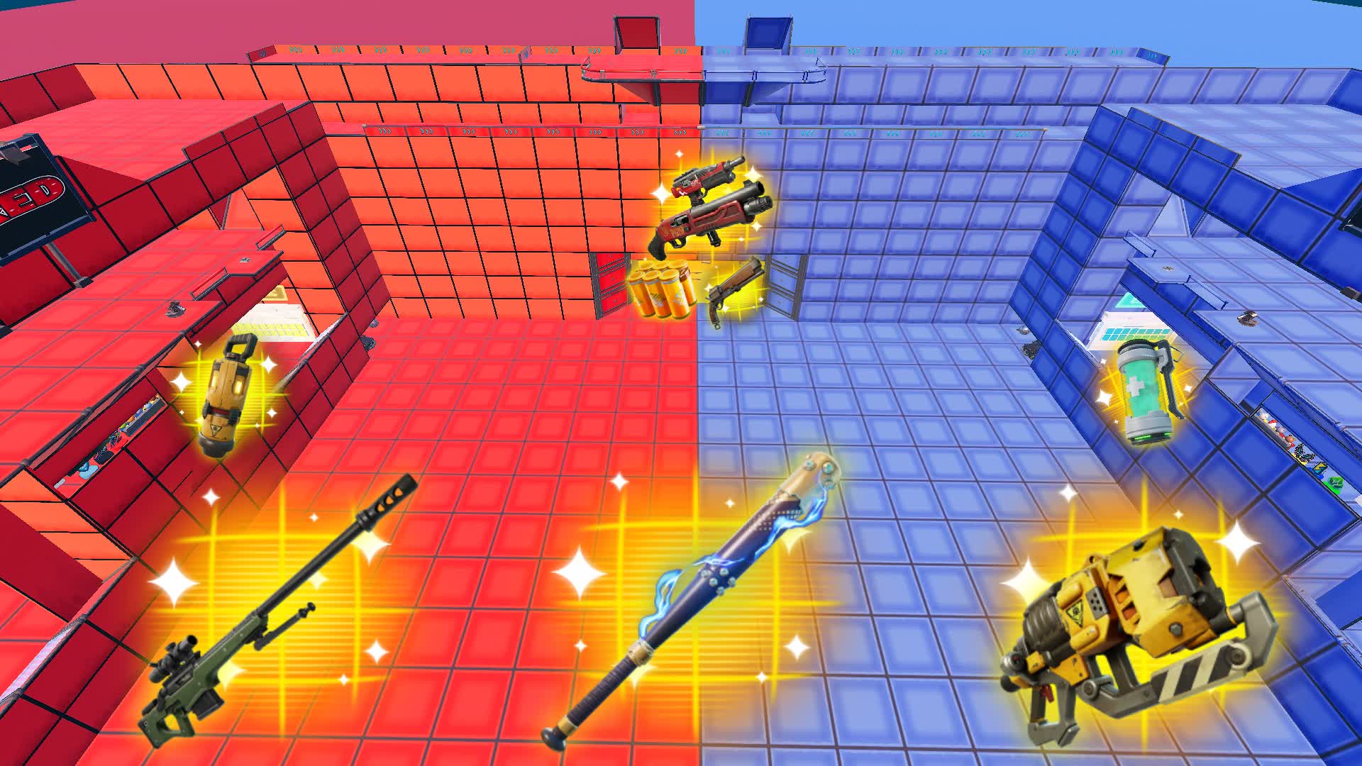 CRAZY RED VS BLUE (NEW WEAPONS)🔴🔵 UNC 4681-1684-4266 by worldwide ...