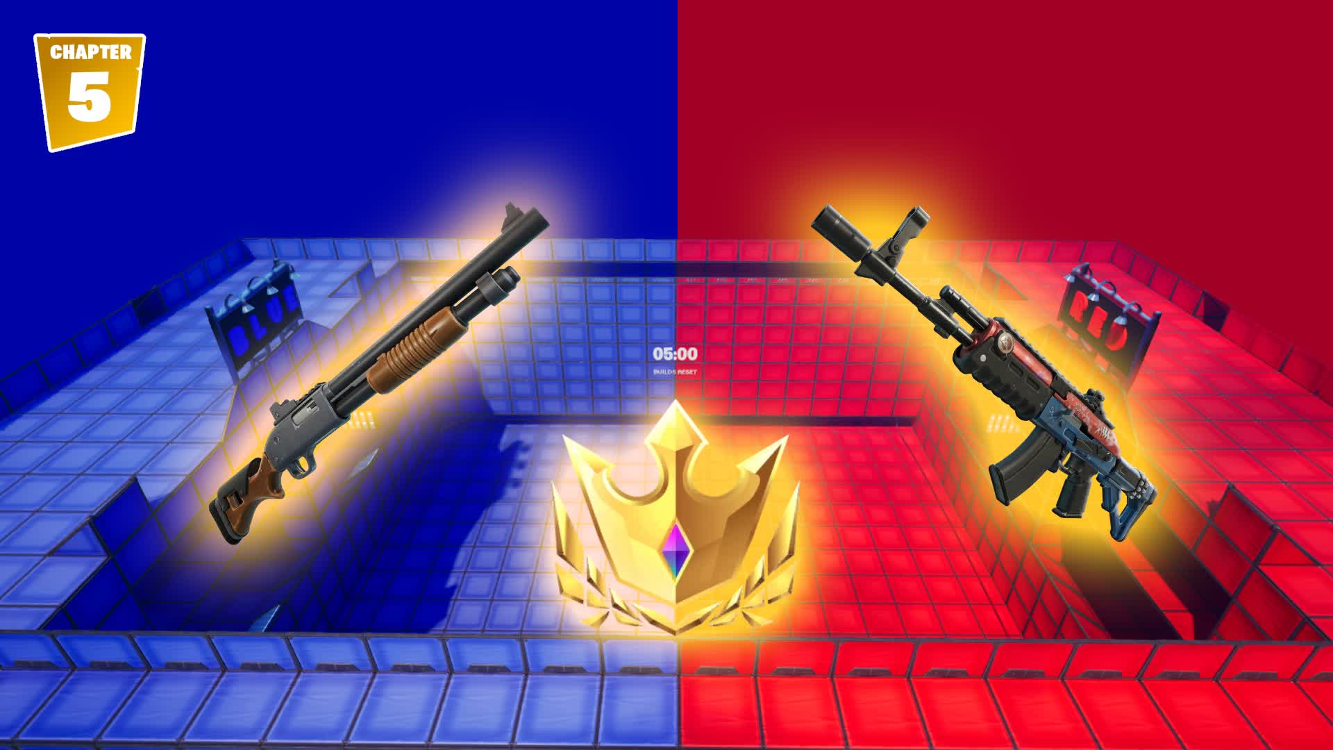 Superior Red Vs Blue🔴🔵 5545-3889-2638 by pepran1 - Fortnite Creative ...