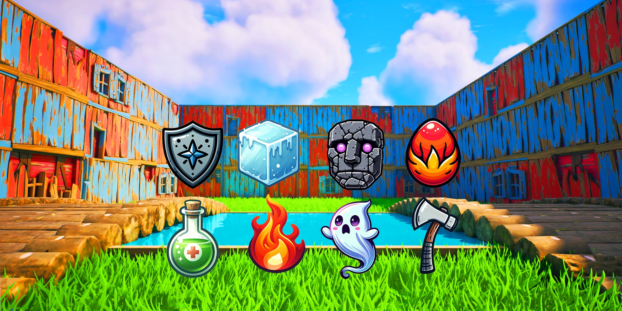 🎯 CLASH HEROES BOX PVP 📦 2986-5733-6082 by aurora404 - Fortnite ...