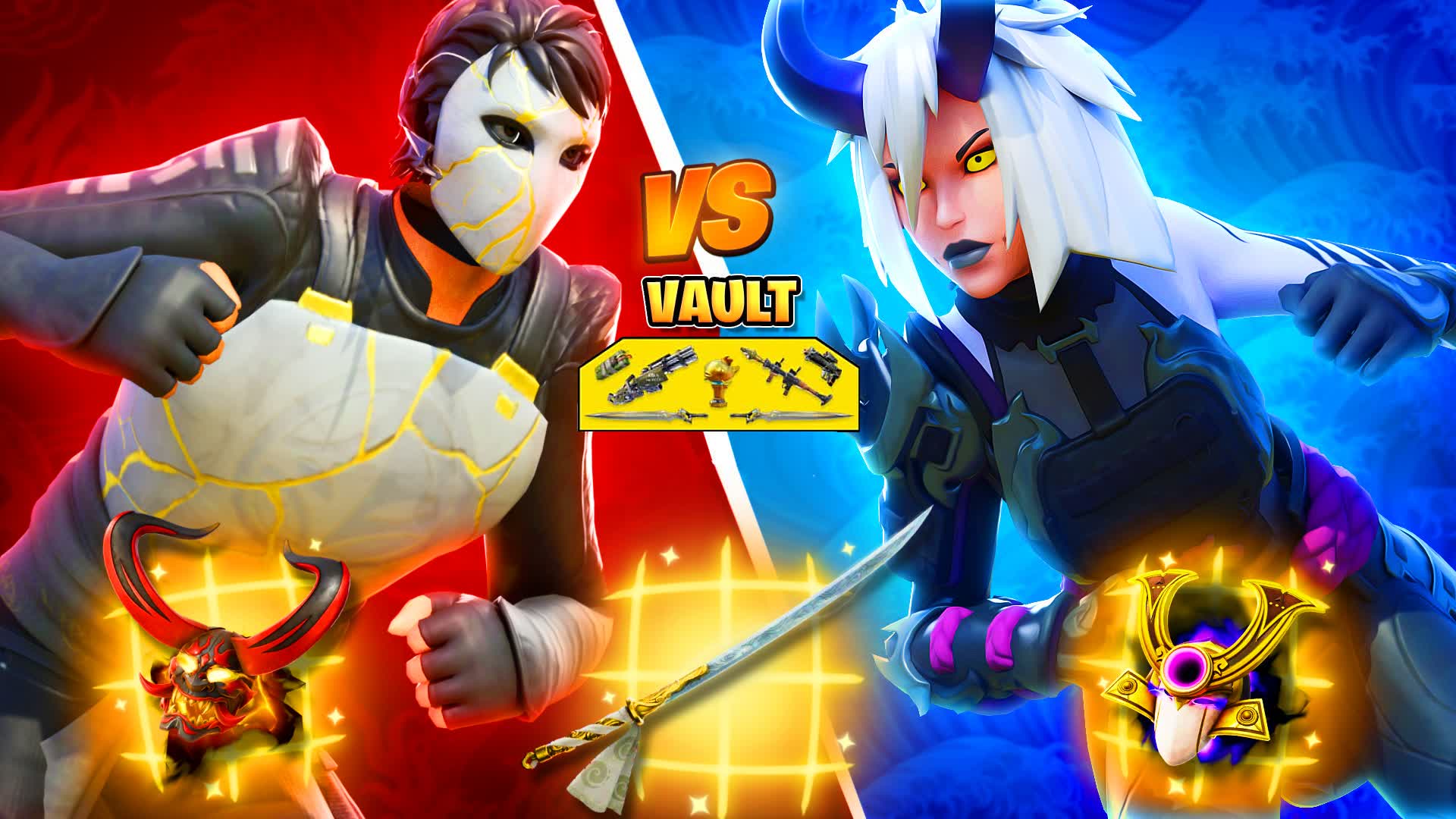 NOBLE RED VS BLUE HERO 🔴🔵 9146-1610-8869 by benjamin.fn - Fortnite ...