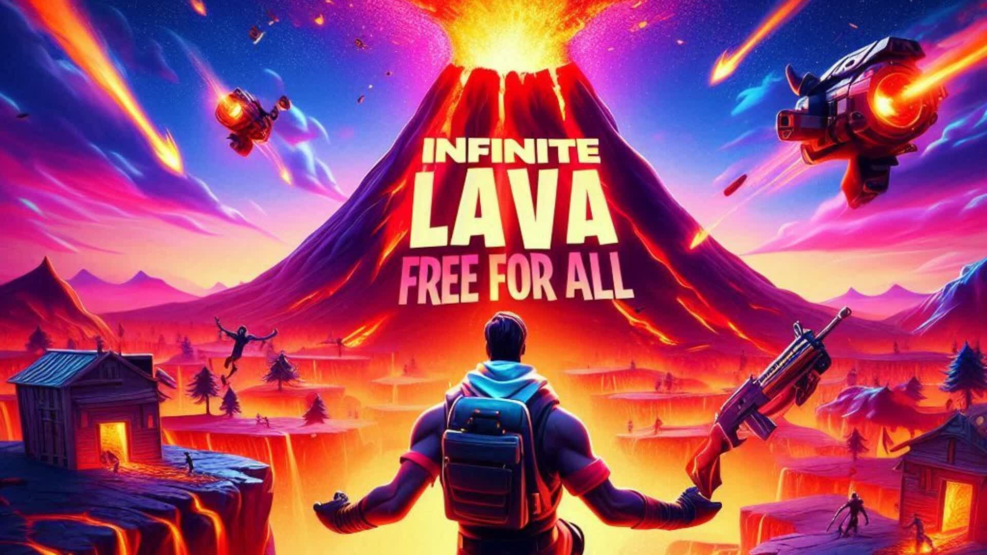 🌋INFINITE LAVA FREE FOR ALL💥 1263-0728-3252 by creatus - Fortnite