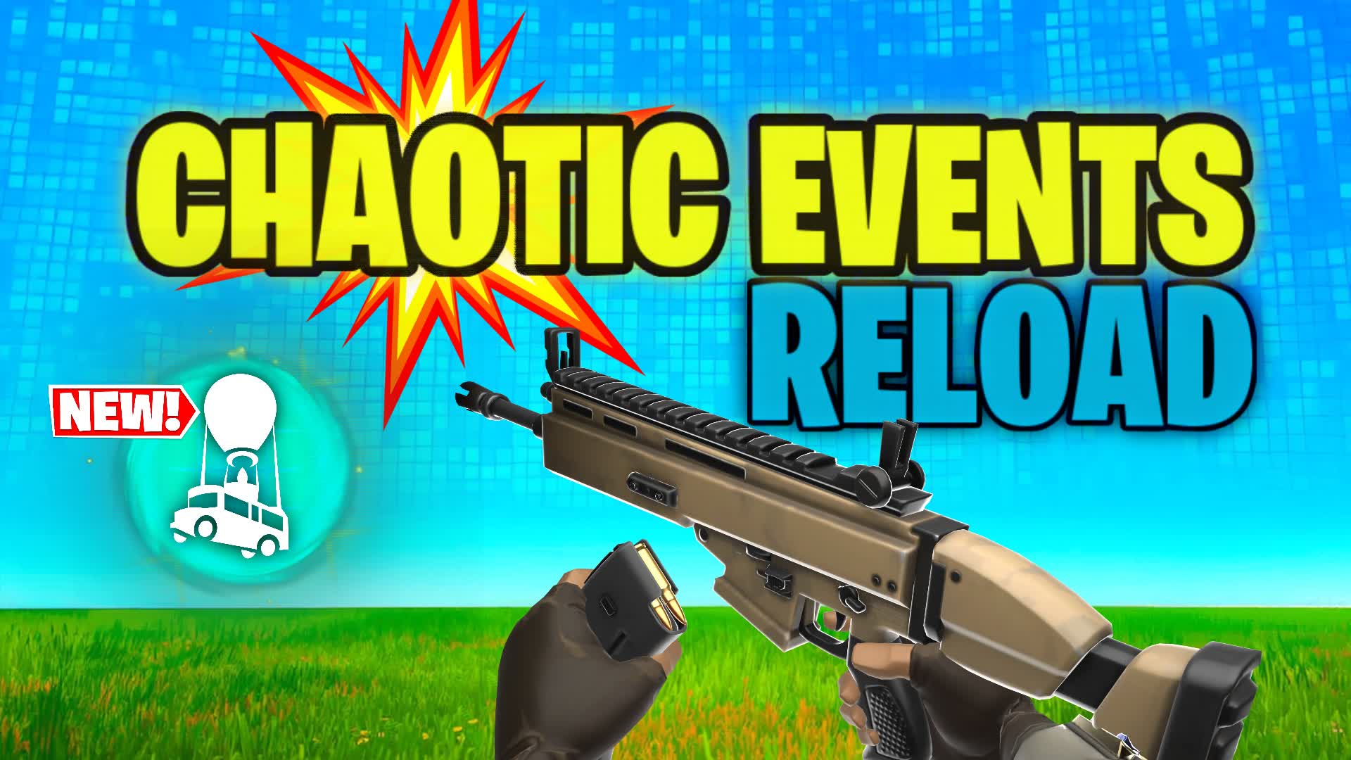 🌀 CHAOTIC EVENTS: RELOAD [NEW 🎁 BUS!] 5112-5365-2026 by dollykkj - Fortnite