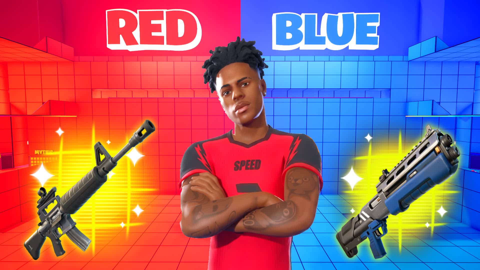SPEED RED VS BLUE 🔴🔵 WINTER 7572-4101-8856 by kylor - Fortnite Creative ...