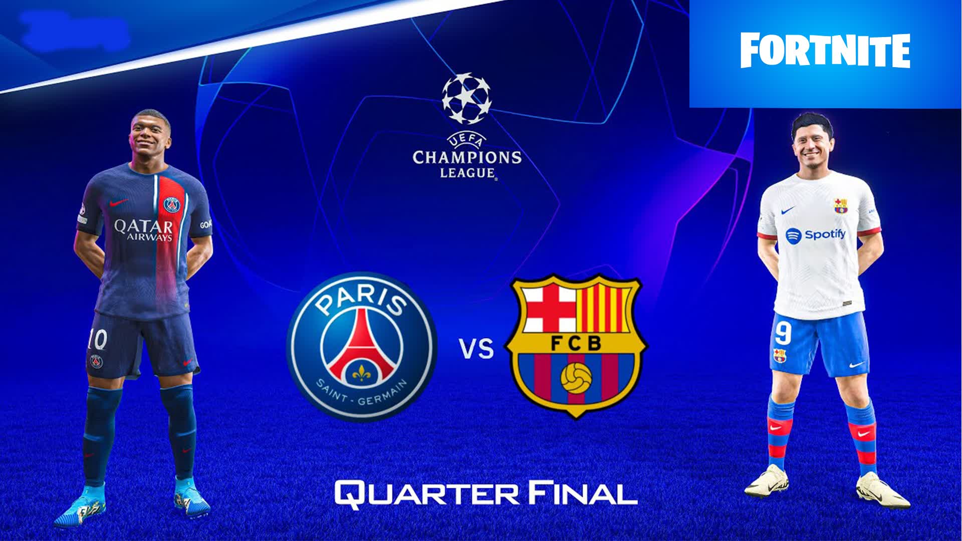 PSG vs Barcelona 2303-5657-6407 by lfqf12 - Fortnite Creative Map Code ...