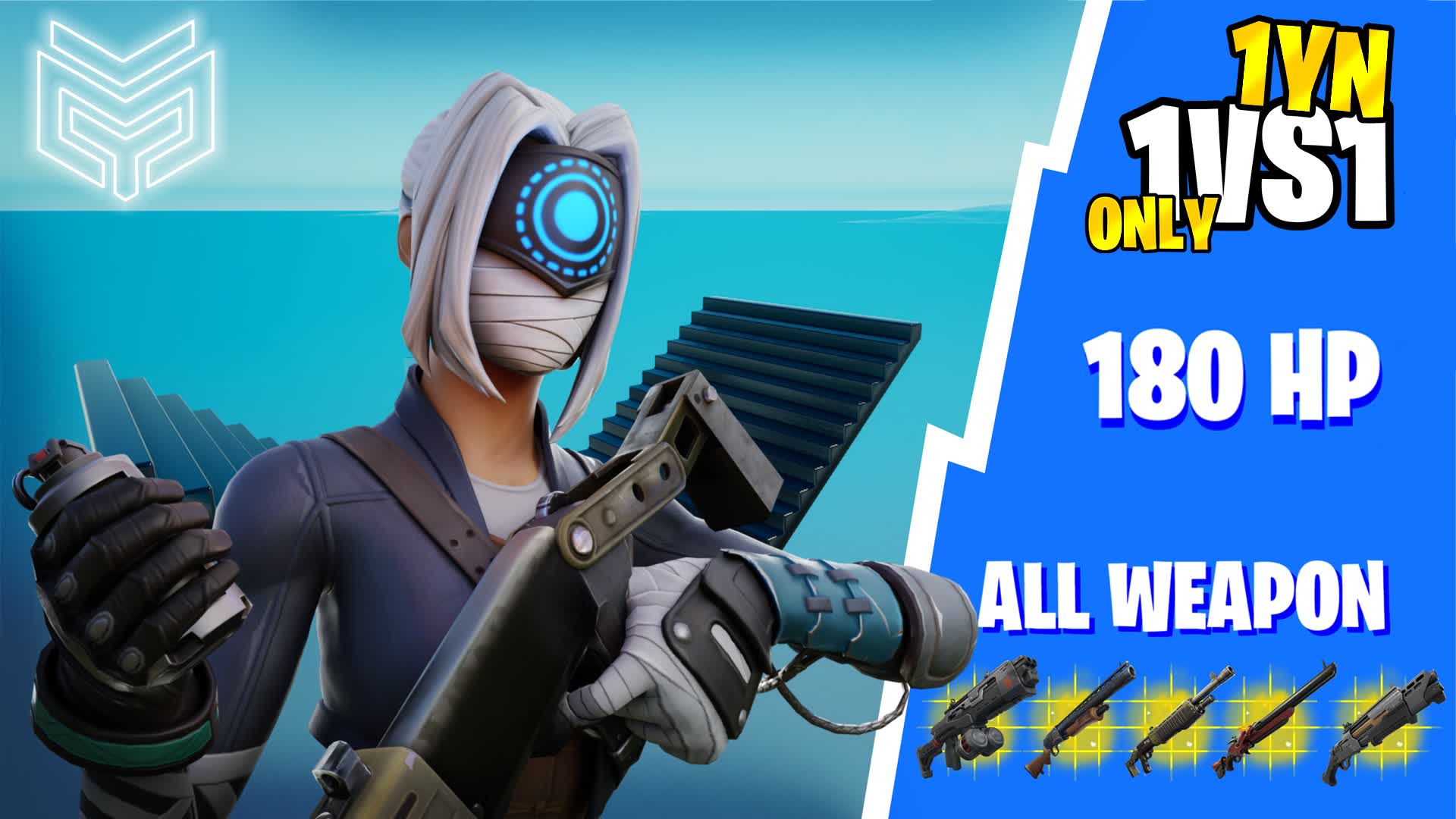 1YN BUILDFIGHT 1VS1 🔥! {2 Player} 3436-0277-4987 by 1yn - Fortnite Creative Map Code - Fortnite.GG