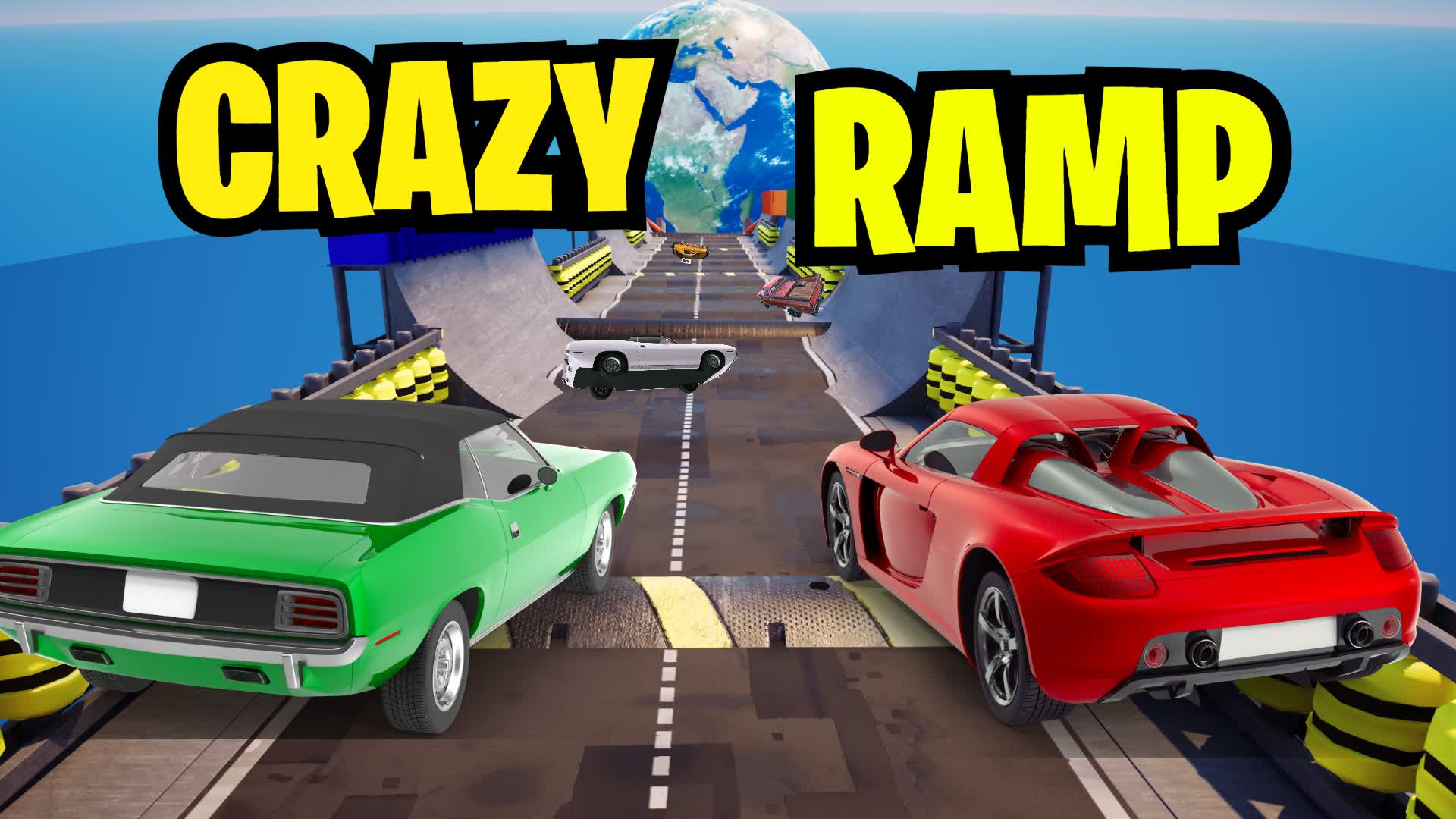 CRAZY RAMP: EXTREME CARS🚀 6133-6433-2825 by zombif - Fortnite