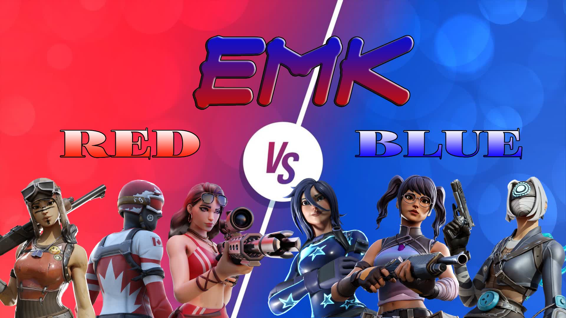 EMK - RED VS BLUE 5130-5011-2257 من ابتكار emk_kira - Fortnite