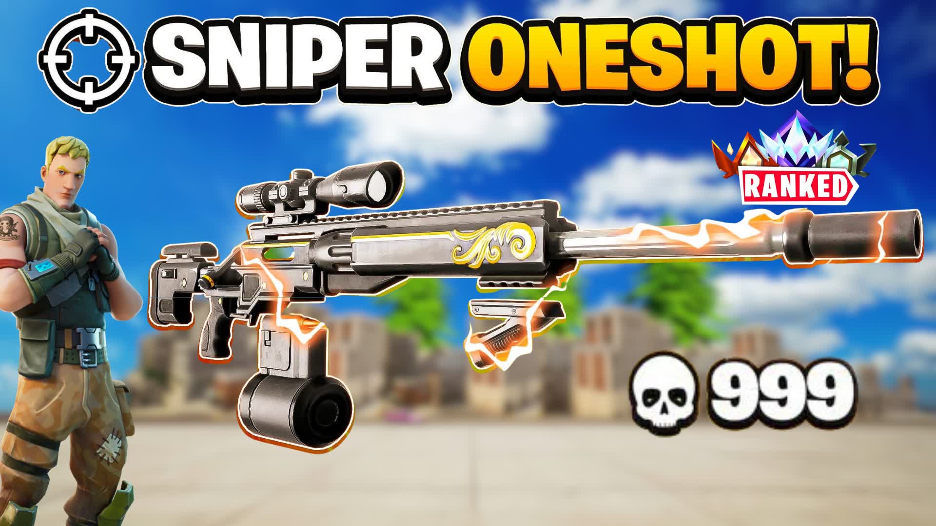 TILTED SNIPER ONE SHOT 🎯 FPS 8110-6322-7278 من ابتكار rick1302 - Fortnite
