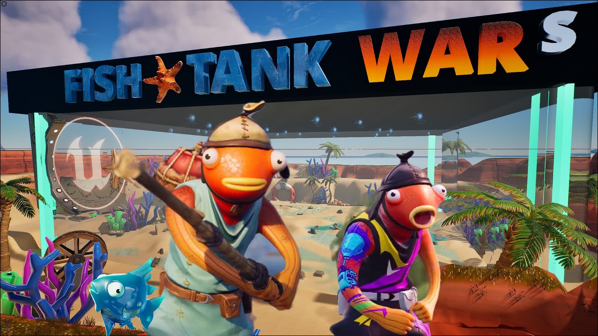 Fish Tank Wars 0476-8141-4349 by B2L ƧHUKBALL シ - Fortnite