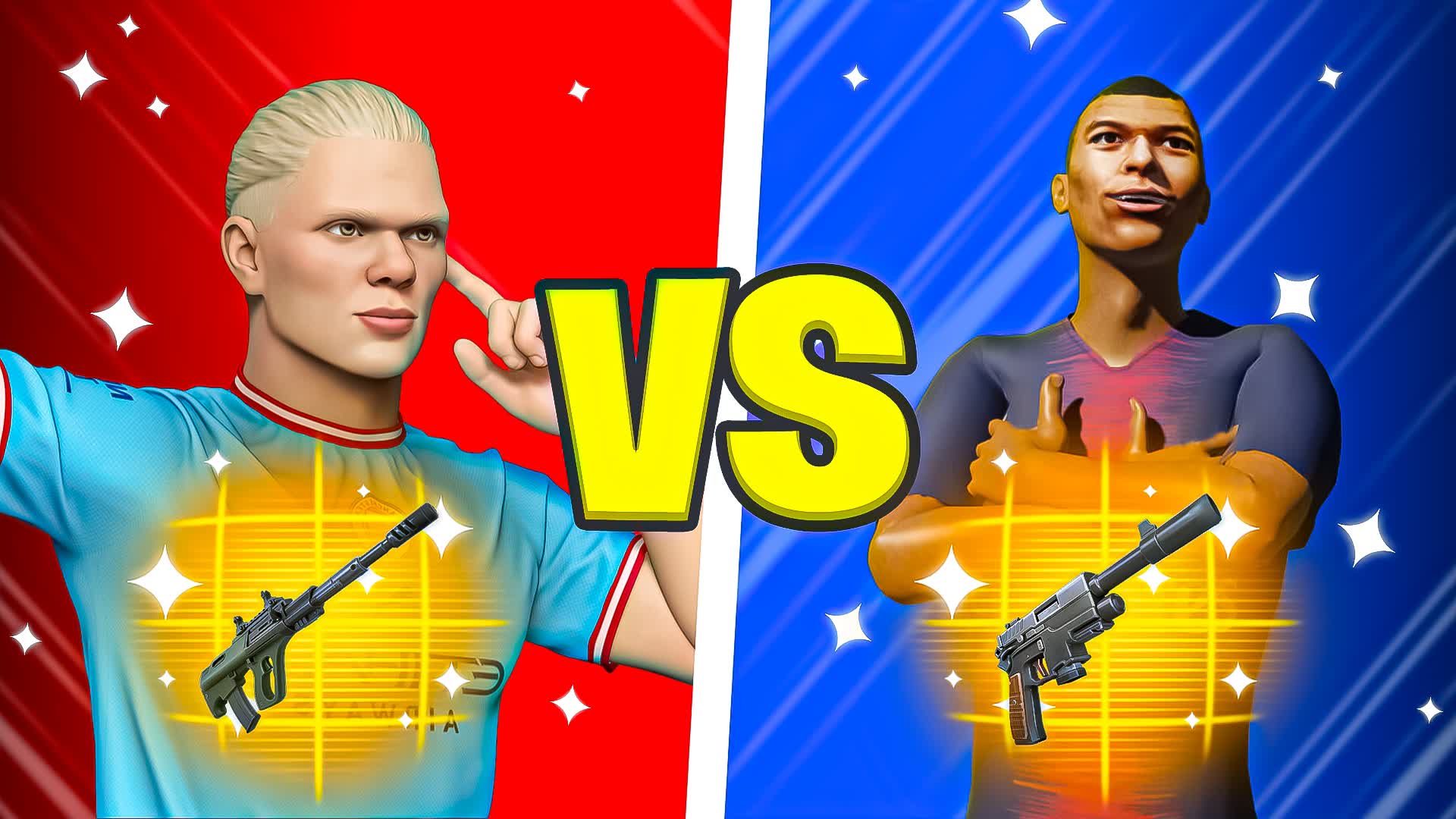 MBAPPE VS HAALAND🔥 ALL WEAPONS 7303-5117-8939 by ktsuki - Fortnite ...
