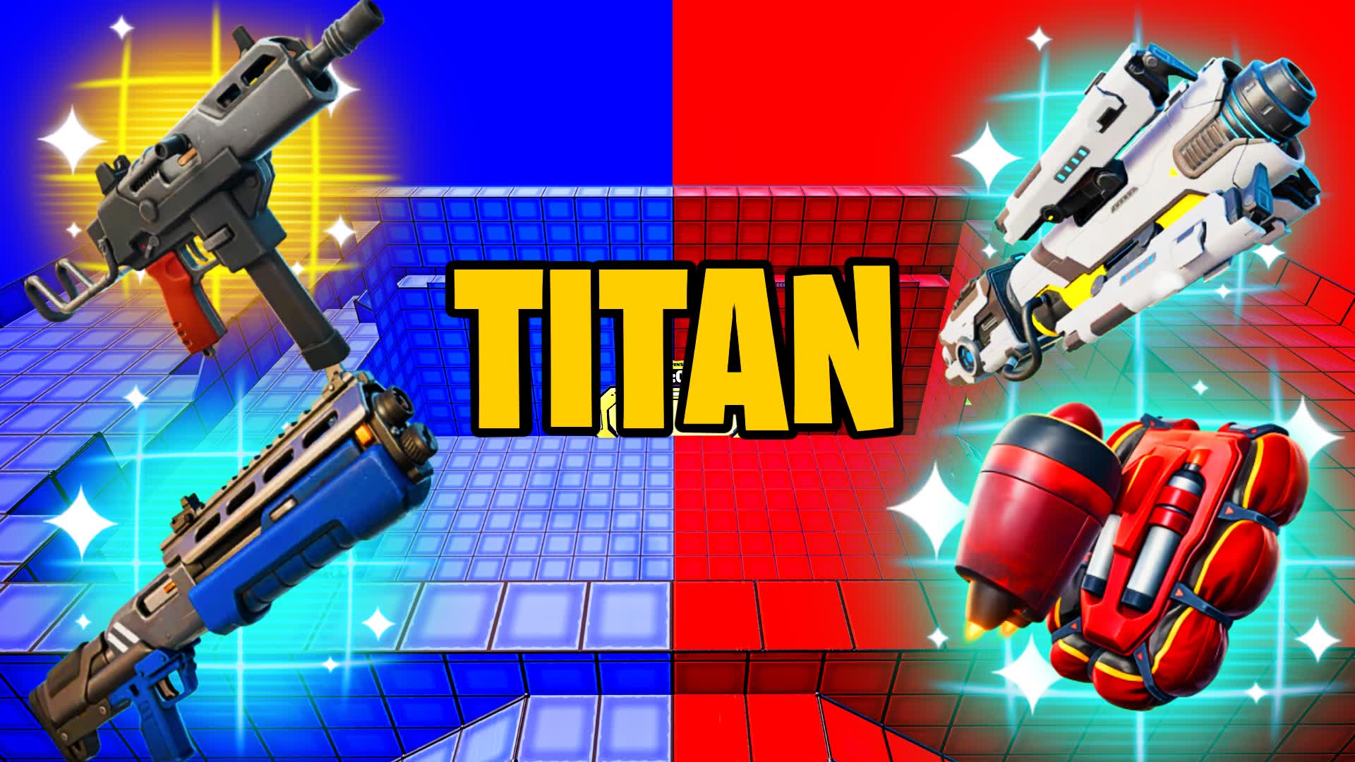 TITAN Red vs Blue 4233-9096-8140 by forgeuefn - Fortnite