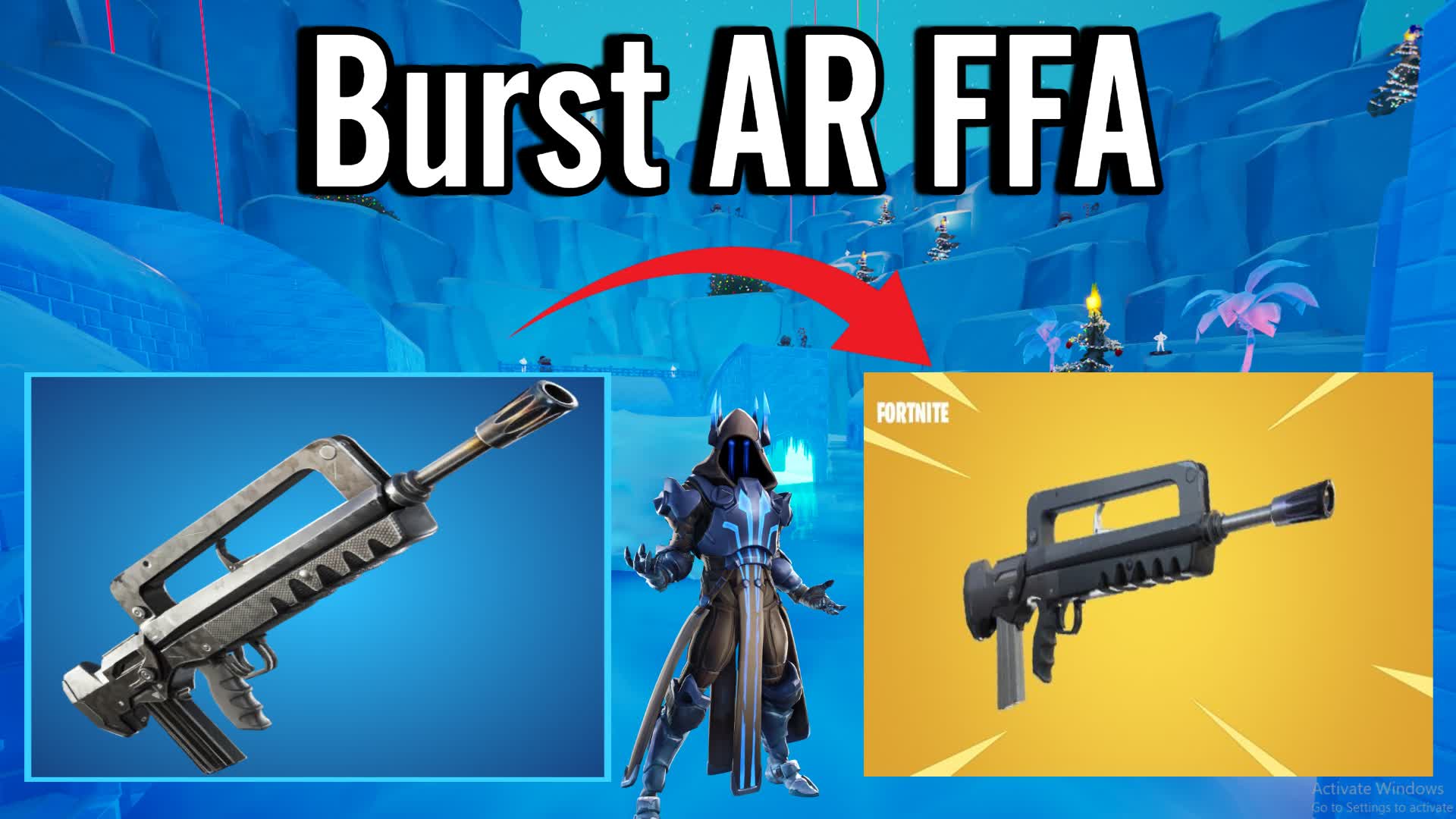 Ice Village BURST AR FFA 3948-5220-9502 by techfnc - Fortnite.GG