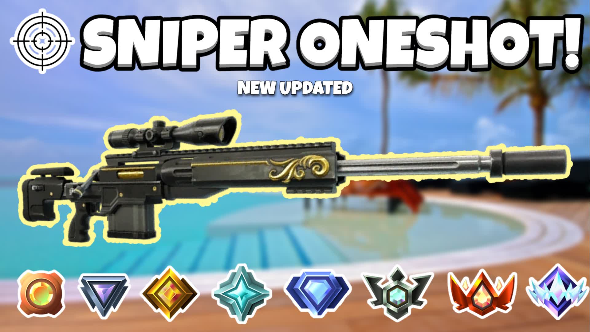 shaae tarafından üretilen POOL SNIPER 💥 GUN GAME 💥 ONE SHOTS 2376-4247 ...