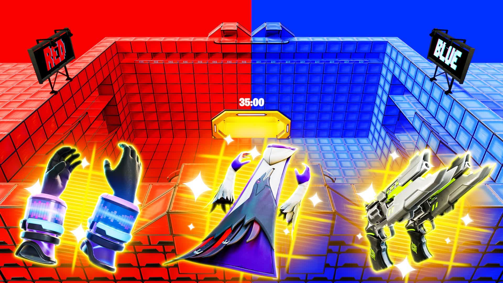 SUPER ⭐️ RED VS BLUE 🔴🔵 7484-2384-3274 by red-vs-blue-ffa - Fortnite ...