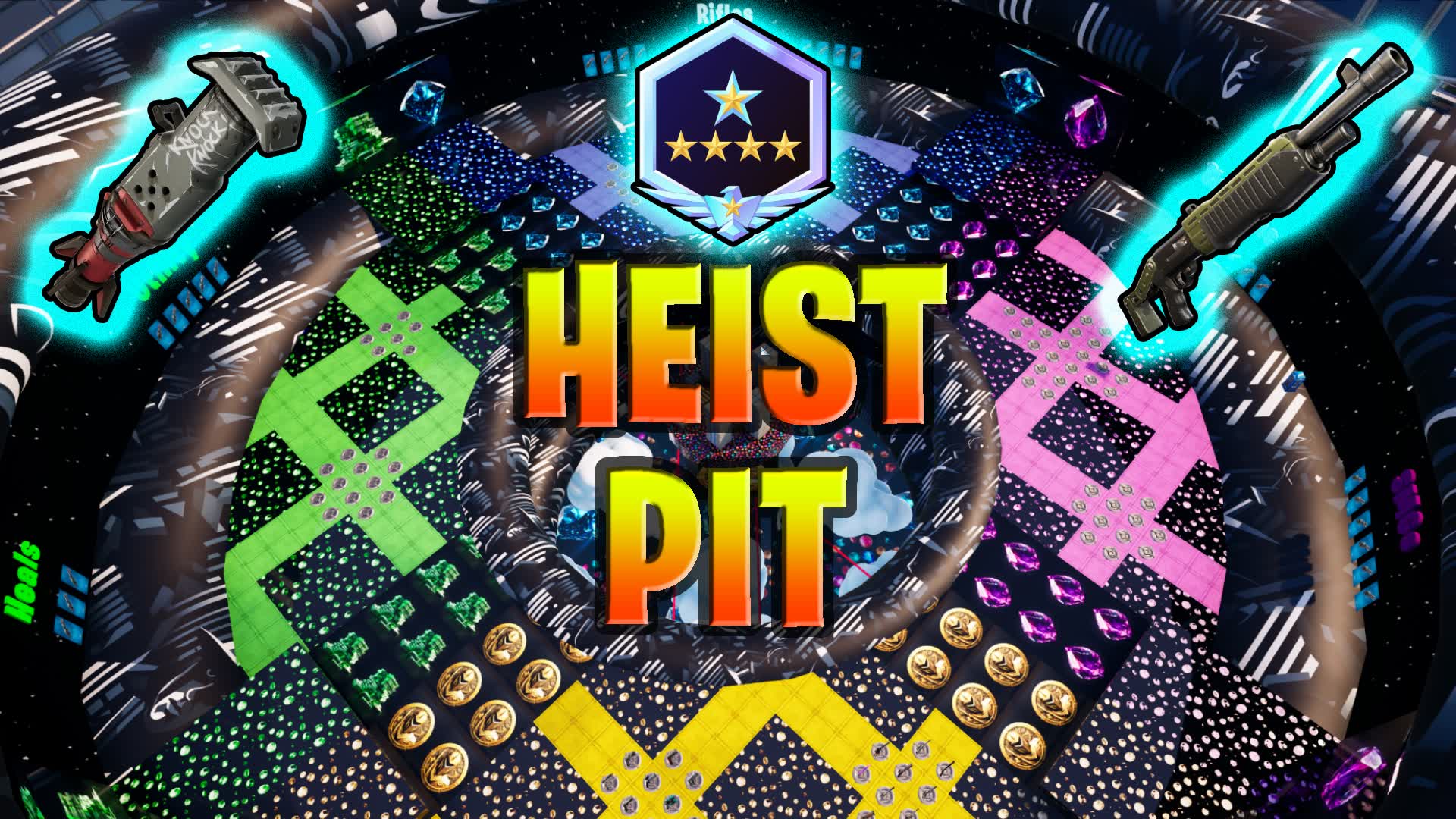💎HEIST PIT-Free For All💎 6254-9656-2188 by bobbybuilds - Fortnite ...