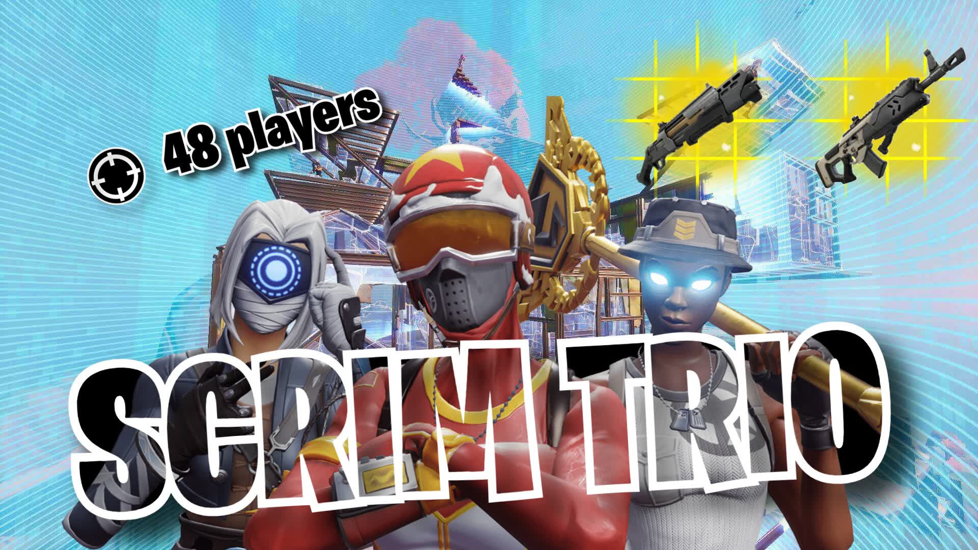 BATTLE SCRIM TRIO 1201-0553-3300 by ryan_01 - Fortnite Creative Map ...