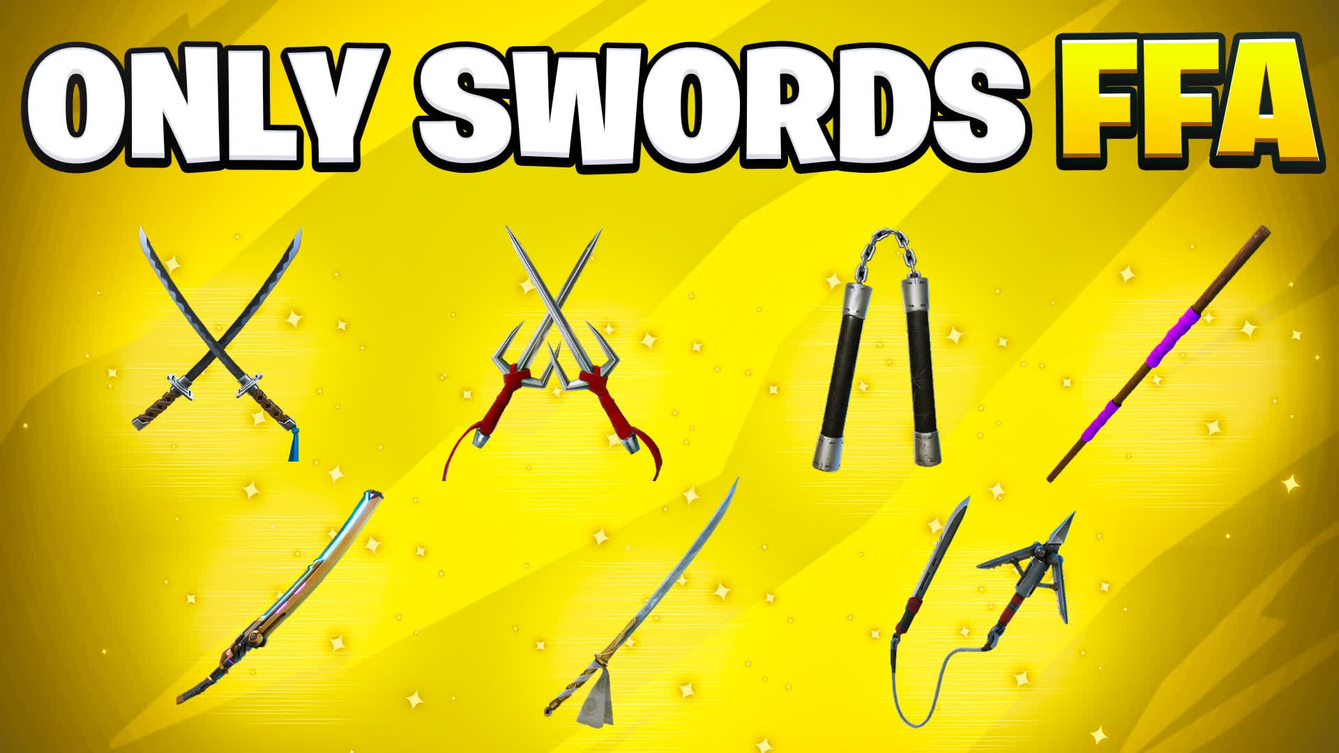 🗡 Only Swords FFA 0633-3544-3234 by halalnite - Fortnite Creative Map Code - Fortnite.GG