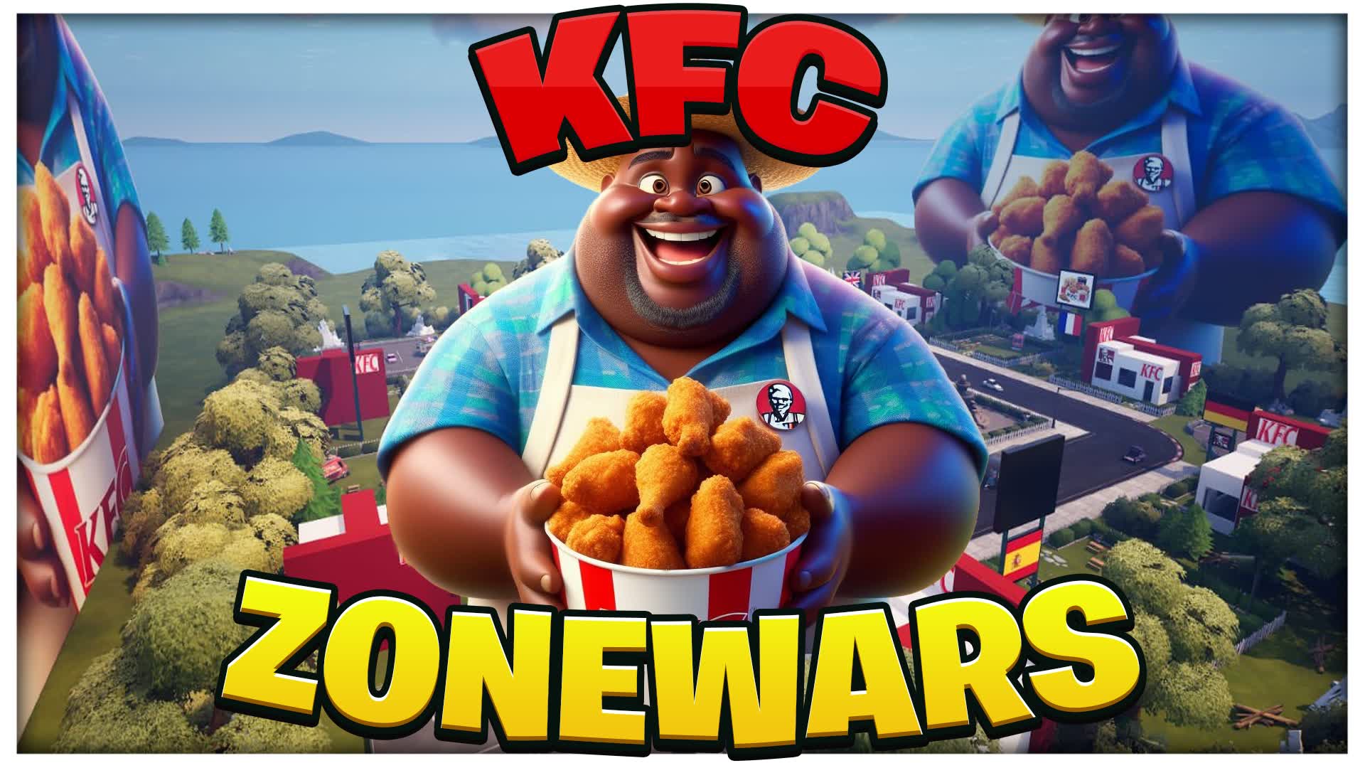 🍗KFC ZONEWARS 2263-5744-7627 by dracomaps - Fortnite Creative Map Code ...