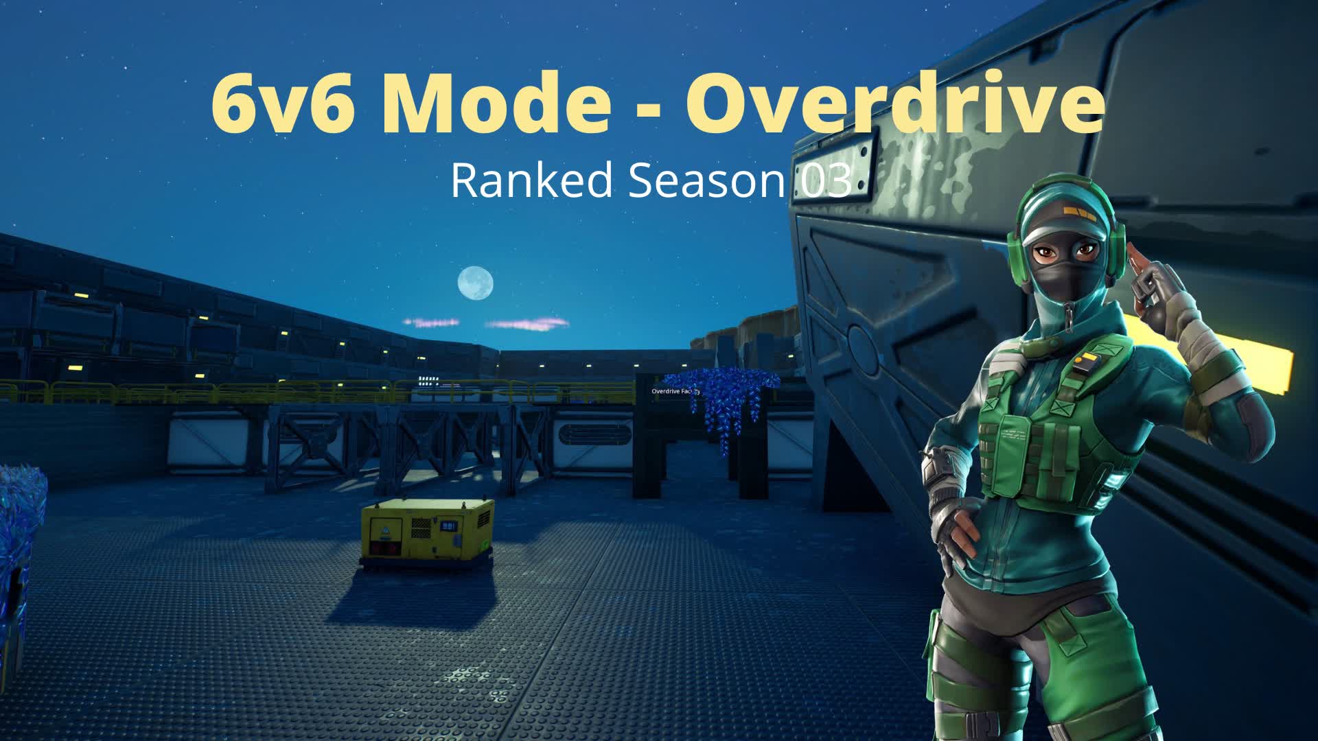 6v6 Mode - Overdrive Reloaded 1544-4981-0624 من ابتكار aki - Fortnite