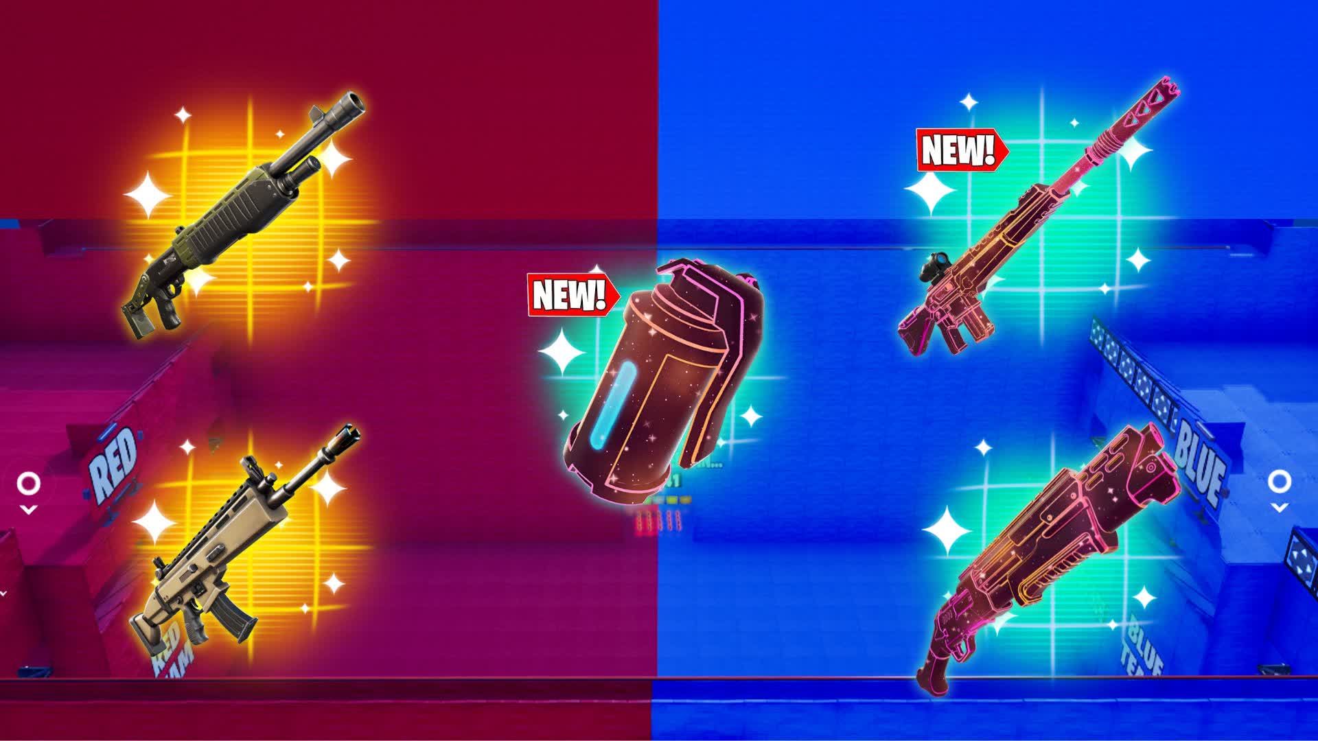 CRAZY RED VS BLUE 🔴🔵 POWER UPS 0098-2473-9827 by daniijr18 - Fortnite ...