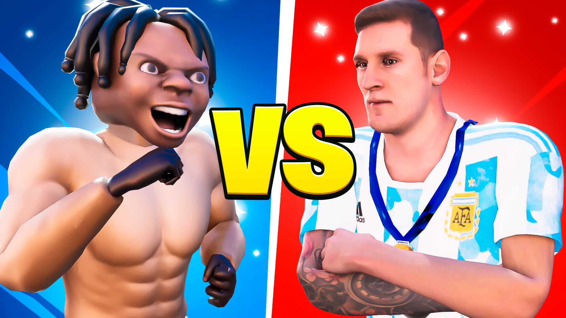 🔥MESSI VS ISHOWSPEED😎 4266-9627-8081 by go1den - Fortnite Creative Map ...