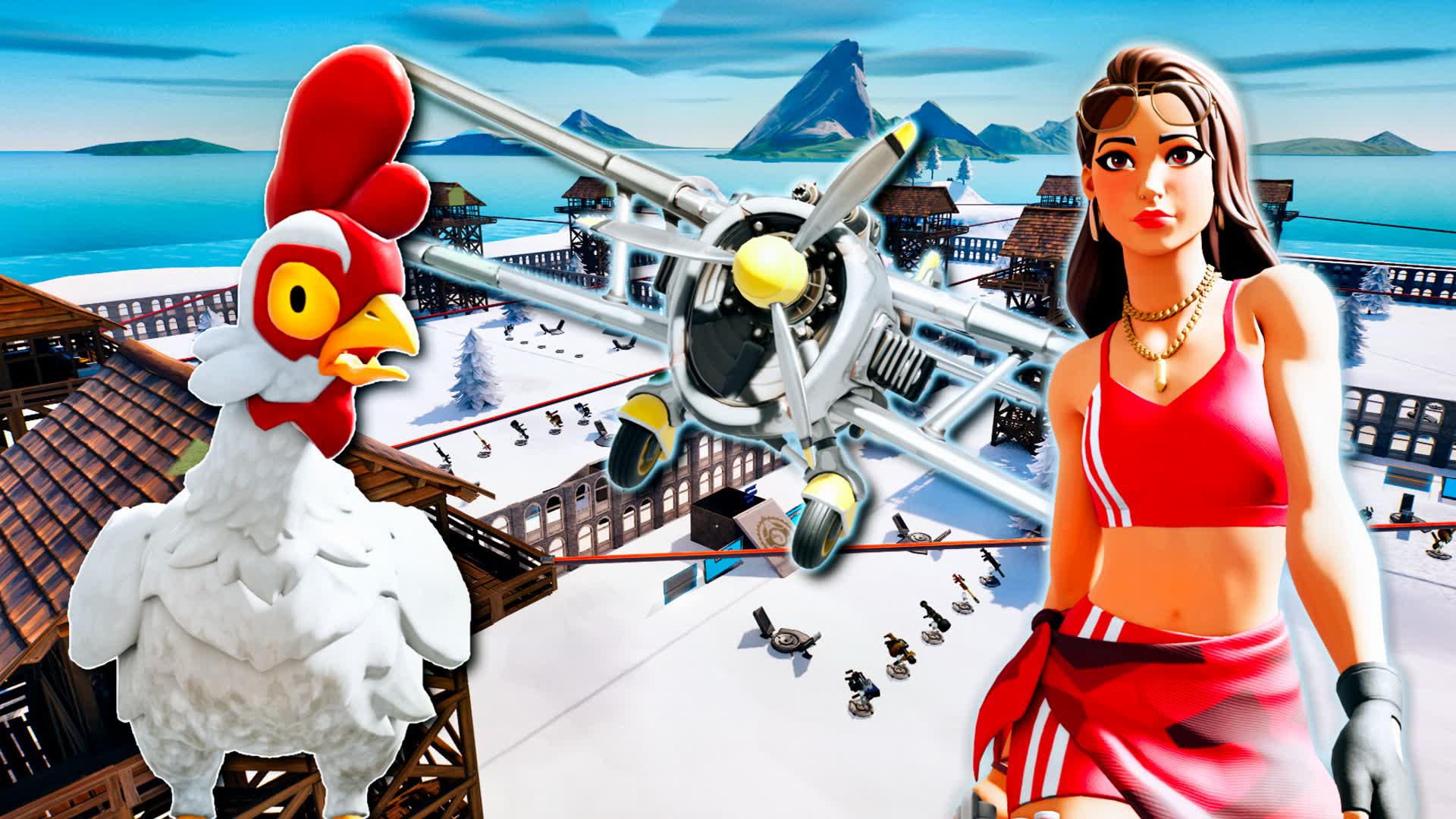 🐔 Chick-A-Pow 🐔 8105-4907-4644 من ابتكار spectre_dtm - Fortnite