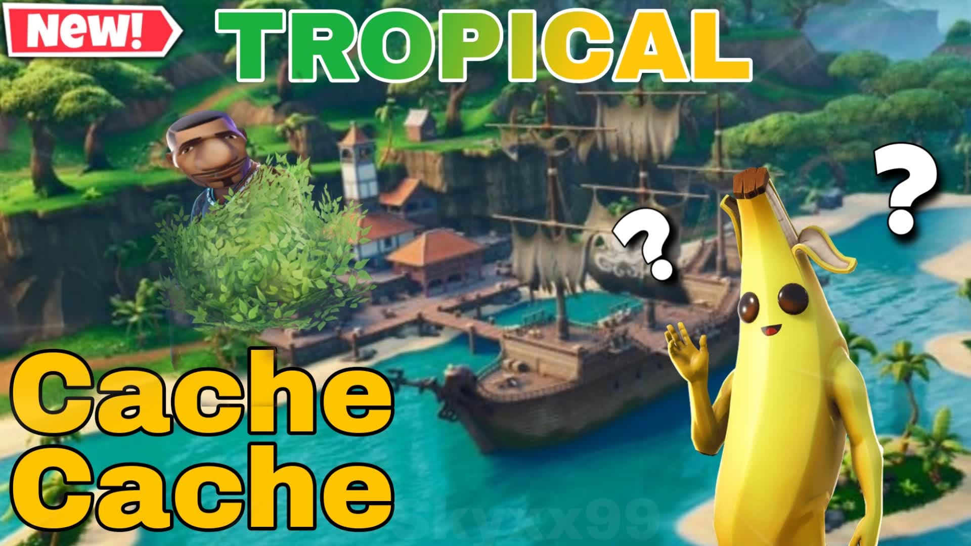 Cache-Cache TROPICAL 🌴 1255-1294-9165 by skyxx99 - Fortnite Creative ...