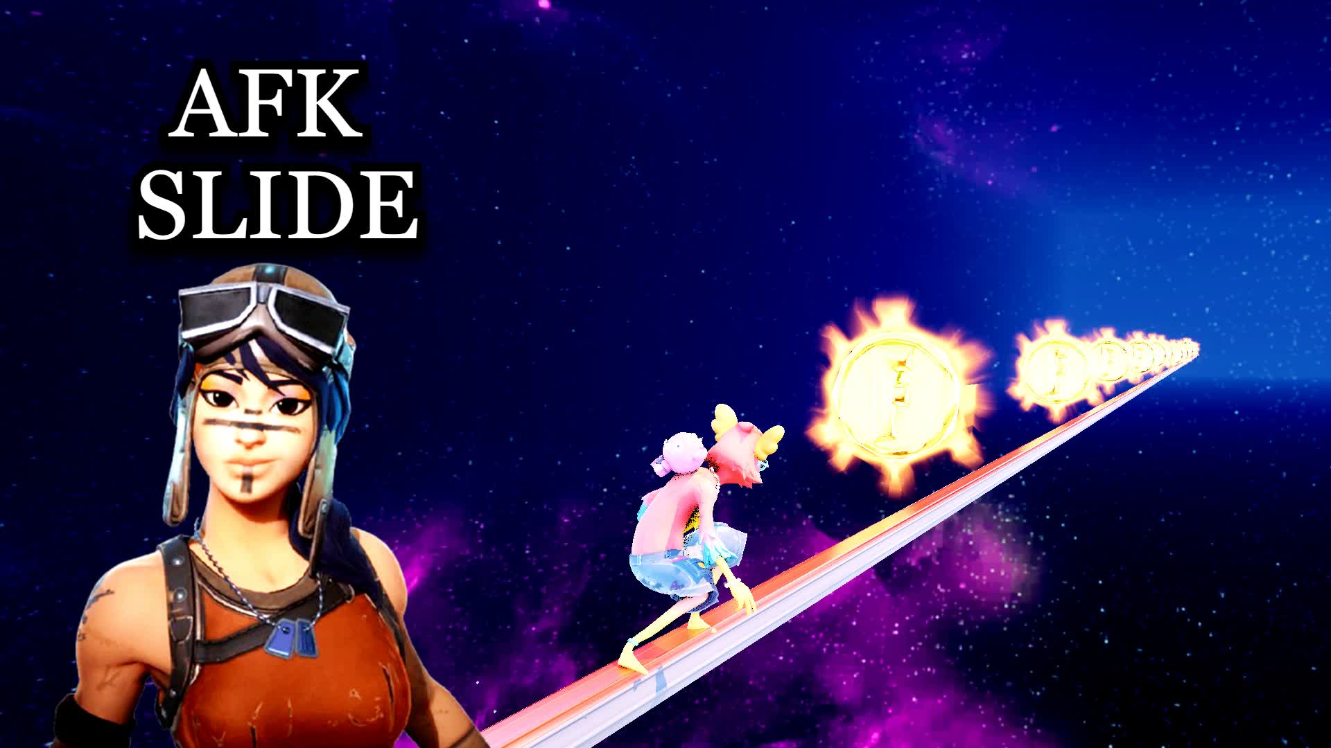 INFINITE AFK^ COINS SLIDE 5076-3116-5025 by sprinkles - Fortnite
