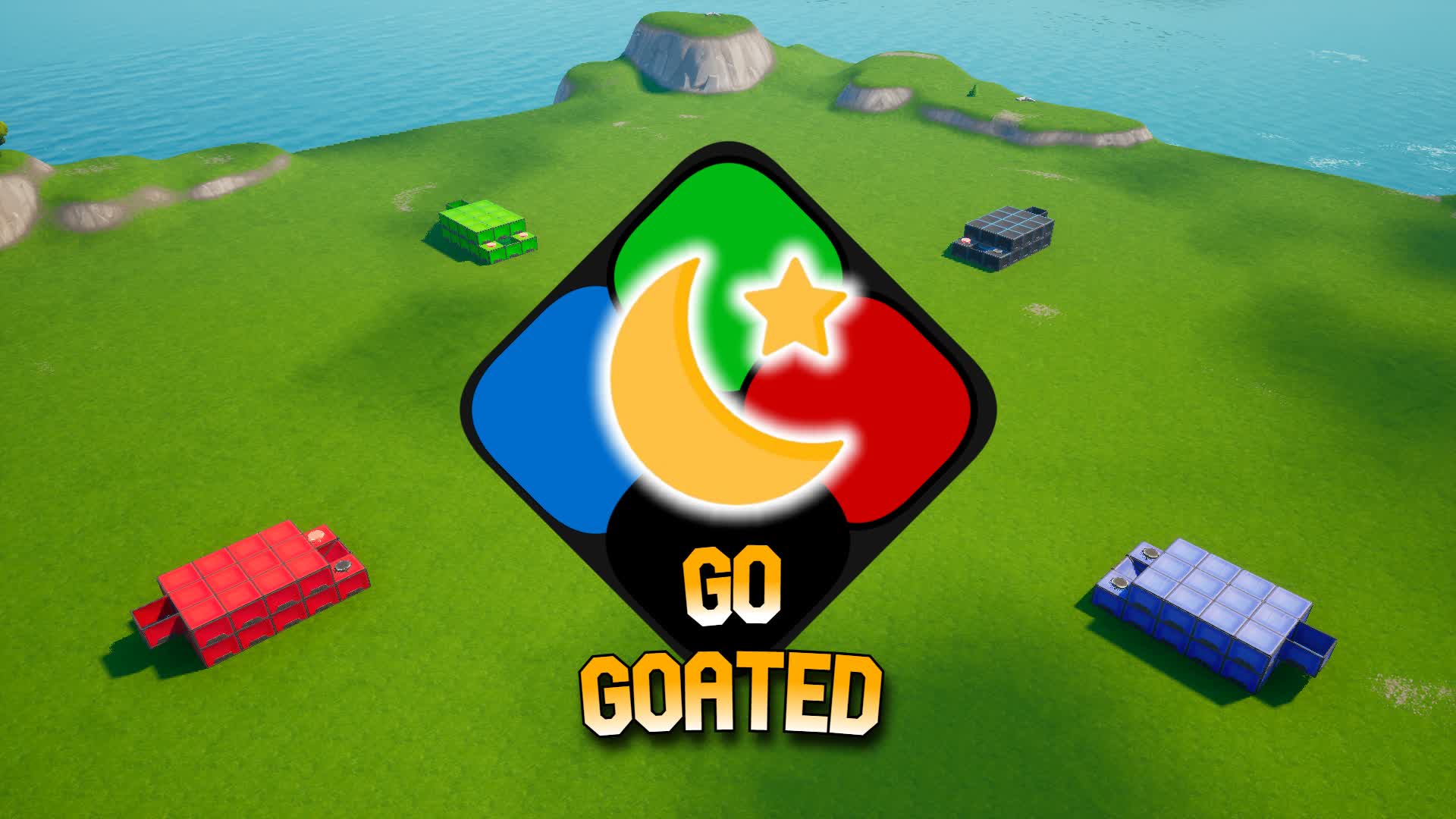 GO GOATED 🐐 ZONE WARS LUA🌙 7464-4641-6527 by lua1 - Fortnite Creative ...