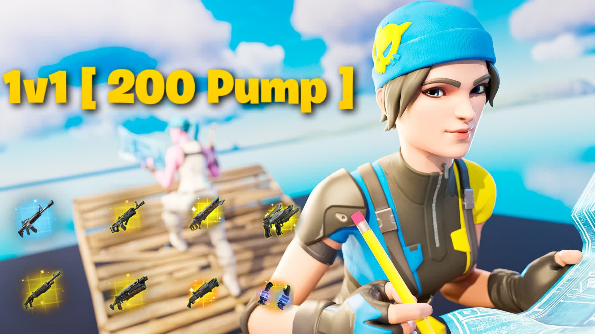 🏆1v1 [ 200 Pump ]🏆 7300-0573-3768 by thesabz - Fortnite Creative Map ...