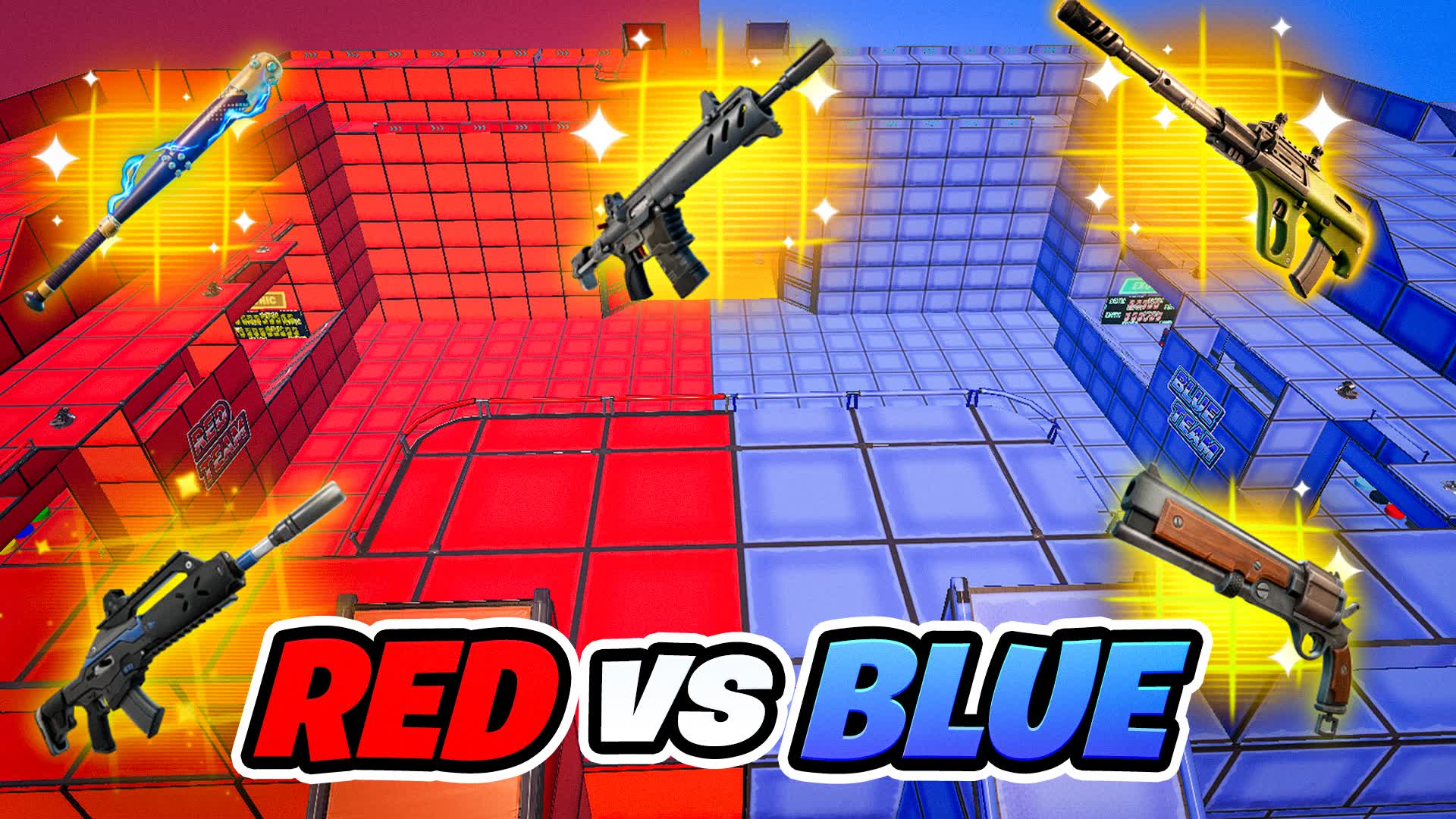 SUPER RED VS BLUE 🔴🔵 4596-9669-9607 by luchitocabj - Fortnite Creative ...