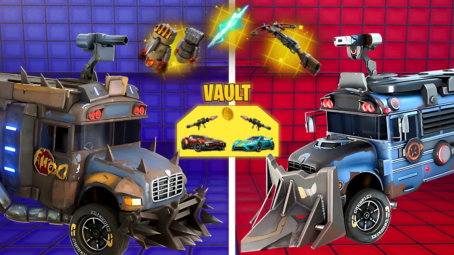 Juega 🪖WAR BUS RED VS BLUE🔴🔵 - 1953-0129-0921 | Fortnite Zone