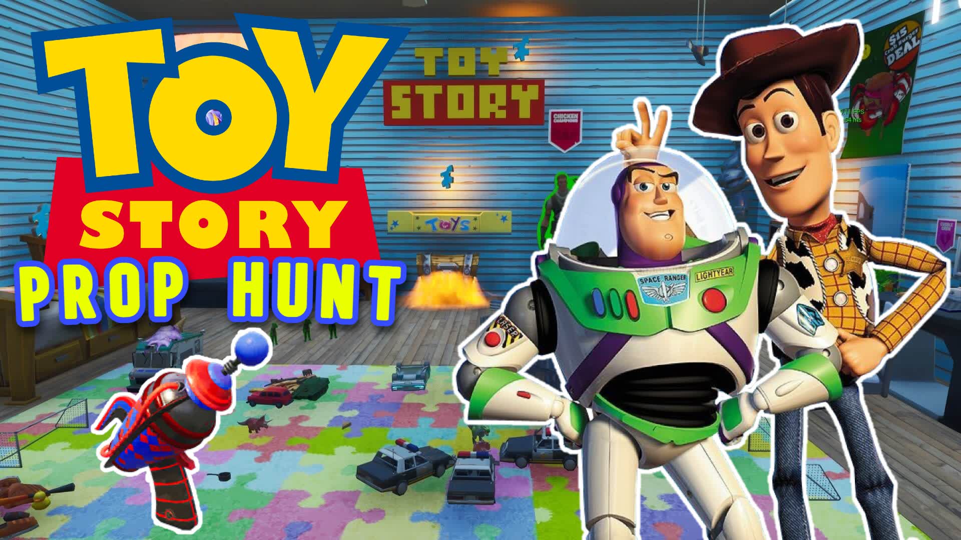 Andy's Toy Story Room Prop Hunt 5263-5778-8691 by d-e-v-v - Fortnite ...