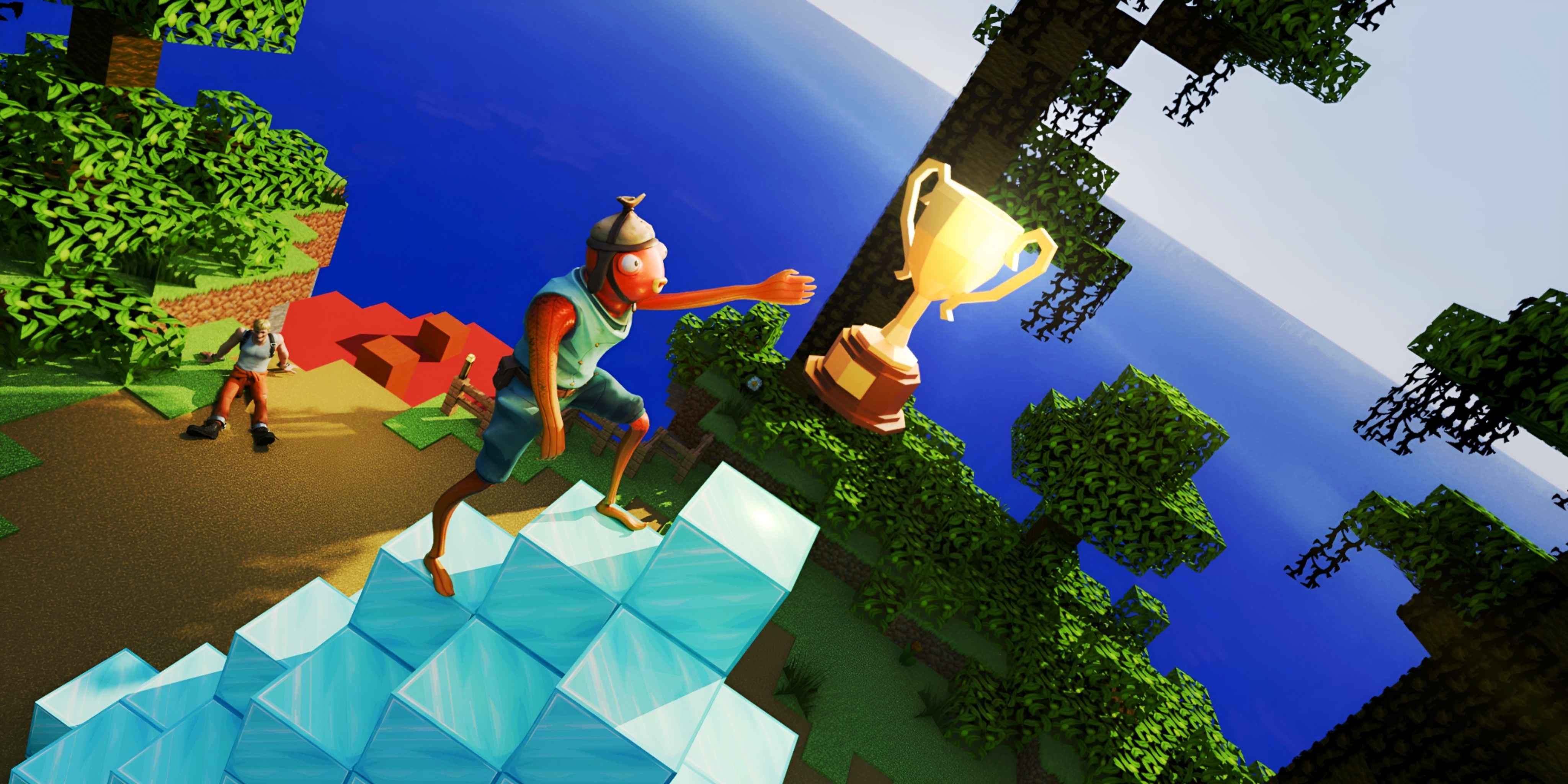 MINECRAFT DEATHRUN PARKOUR 🏆 2520-1067-0914 by krakenwood - Fortnite ...