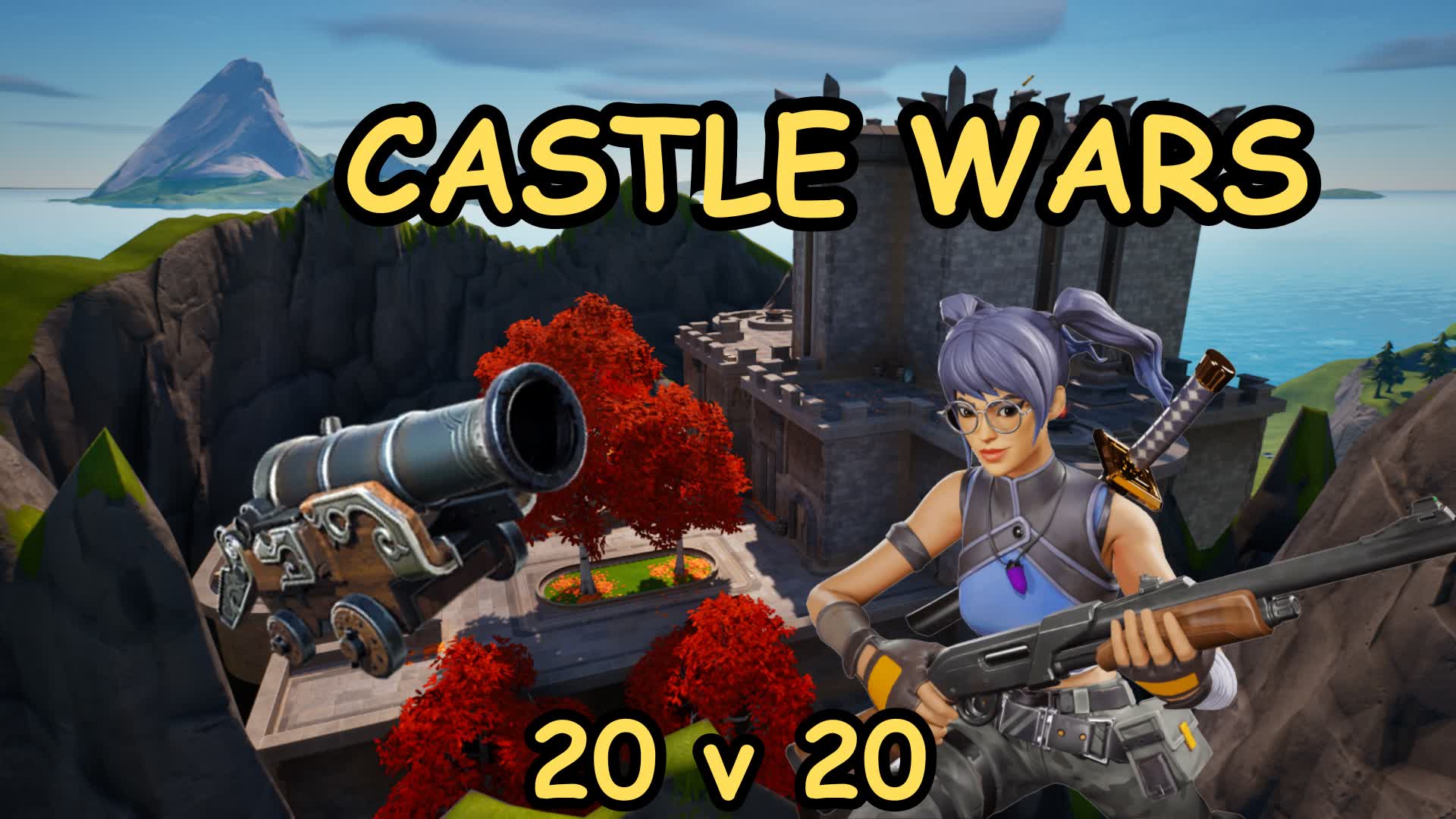 CASTLE WARS - 20V20 2730-7531-0459 by goldio - Fortnite Creative Map Code - Fortnite.GG