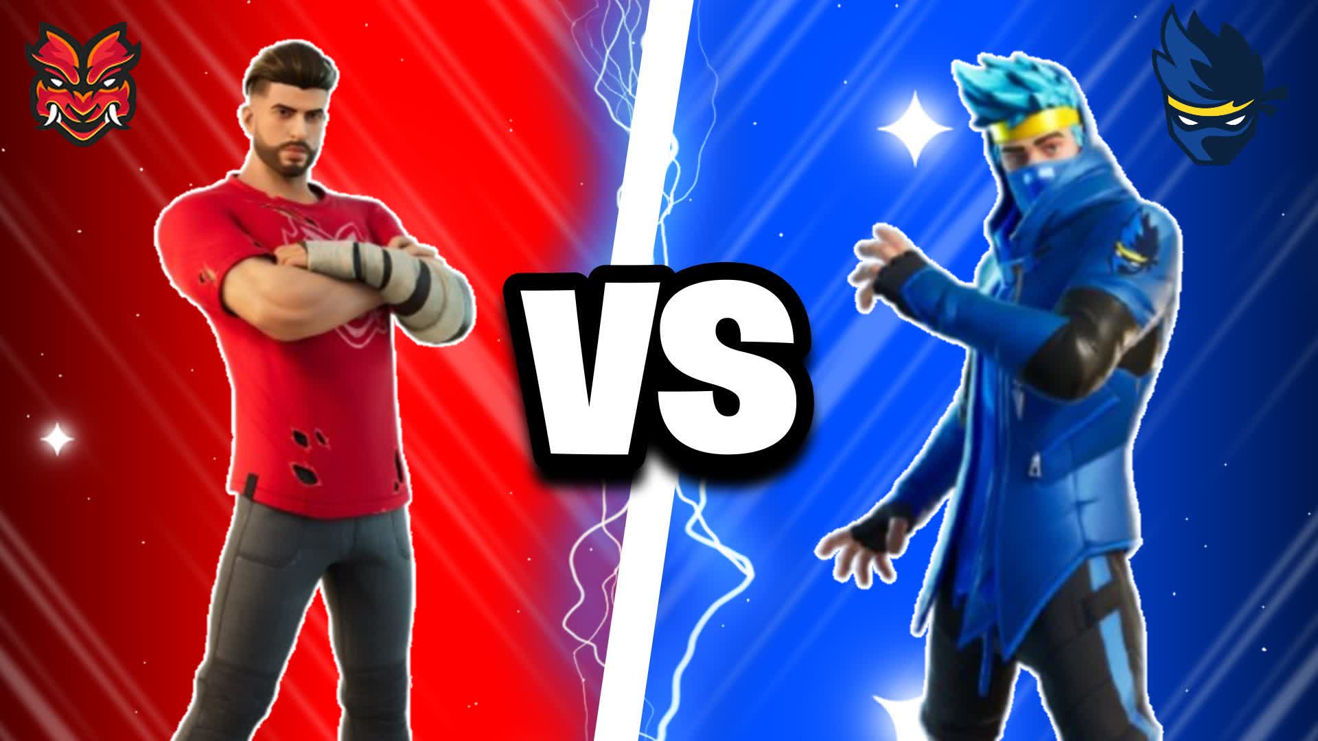 SYPHERPK VS NINJA - RED VS BLUE 6831-4779-8065 by samskyy - Fortnite ...