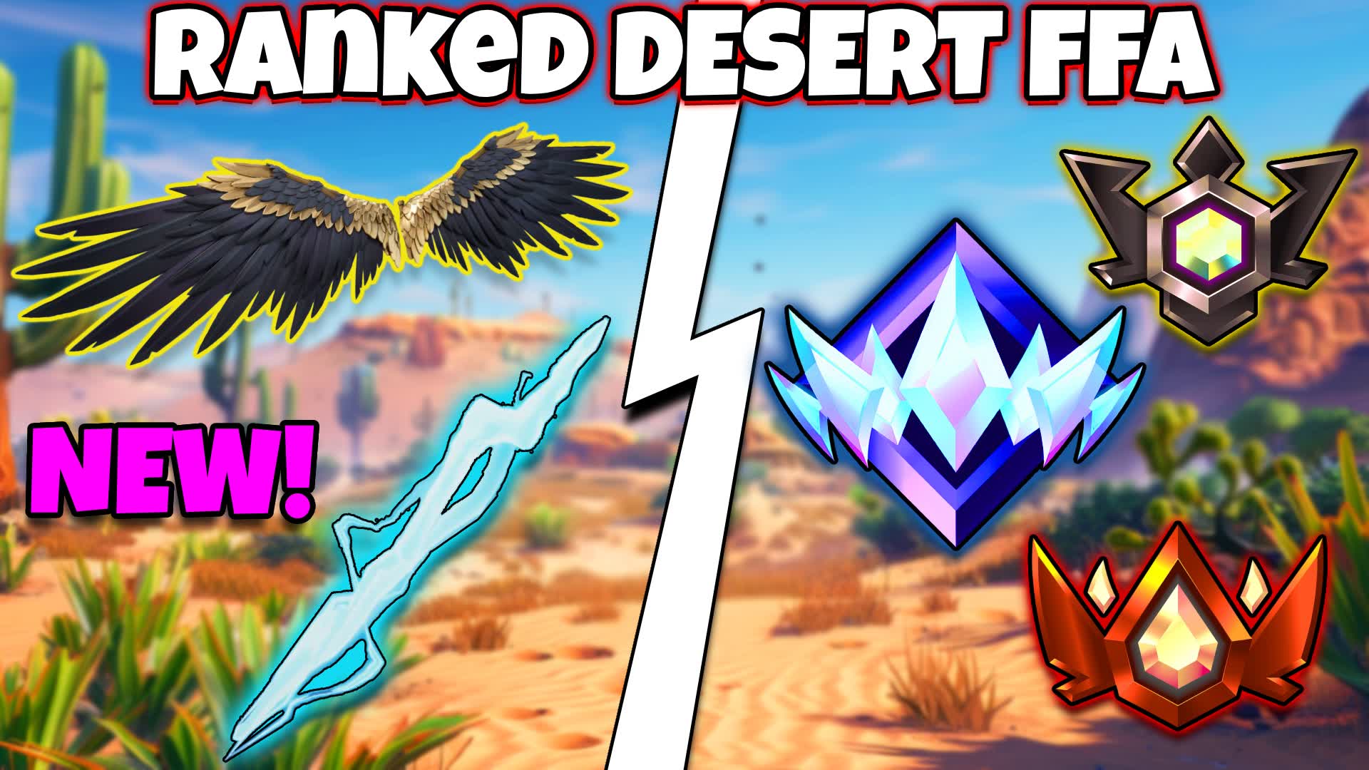 🏝Desert Ranked FFA - New Weapons!🔥 0027-1311-3182 by kingzi - Fortnite ...