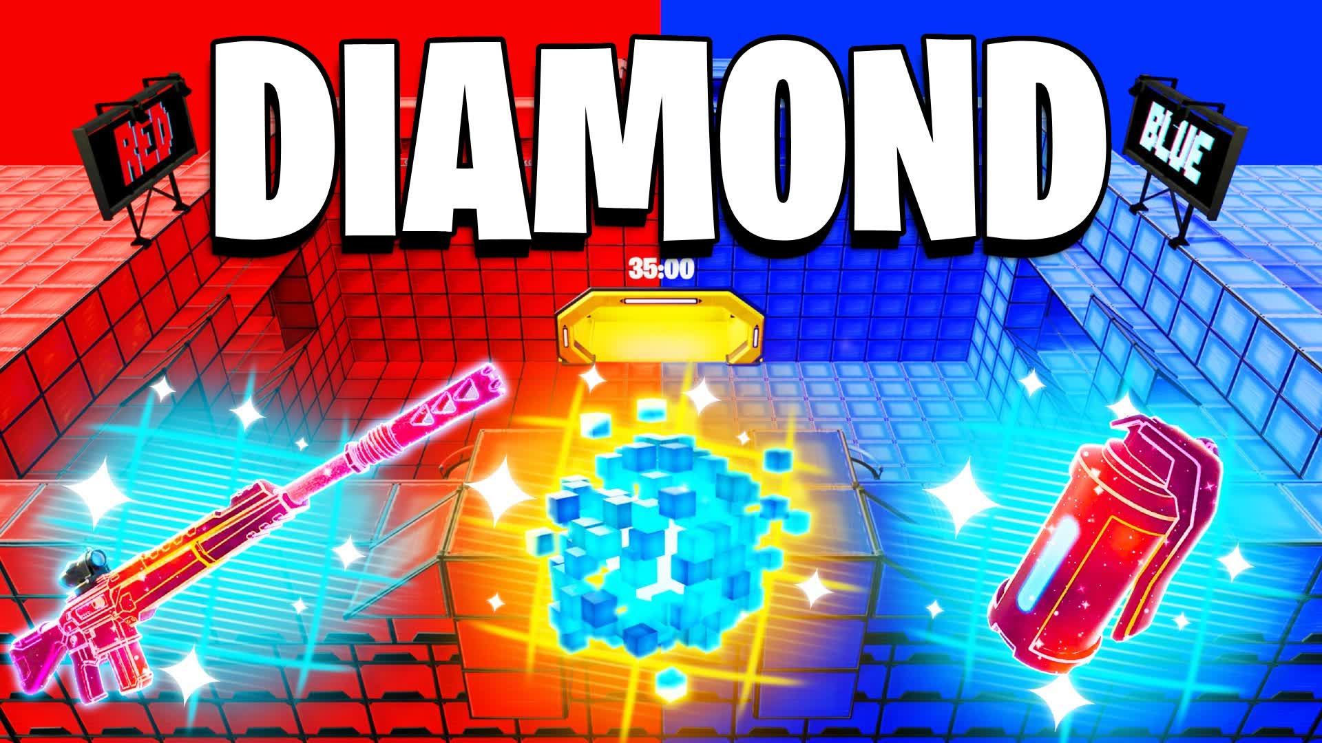 DIAMOND RED VS BLUE (xlwy) 9631-3878-7471 by killreel - Fortnite ...