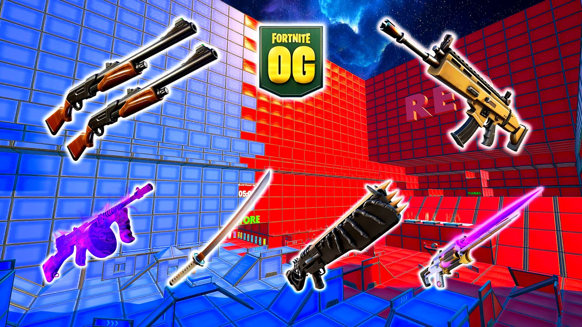 🚀CHAOS RED VS BLUE⭐ 3904-7802-6050 by snakewrld - Fortnite Creative Map ...