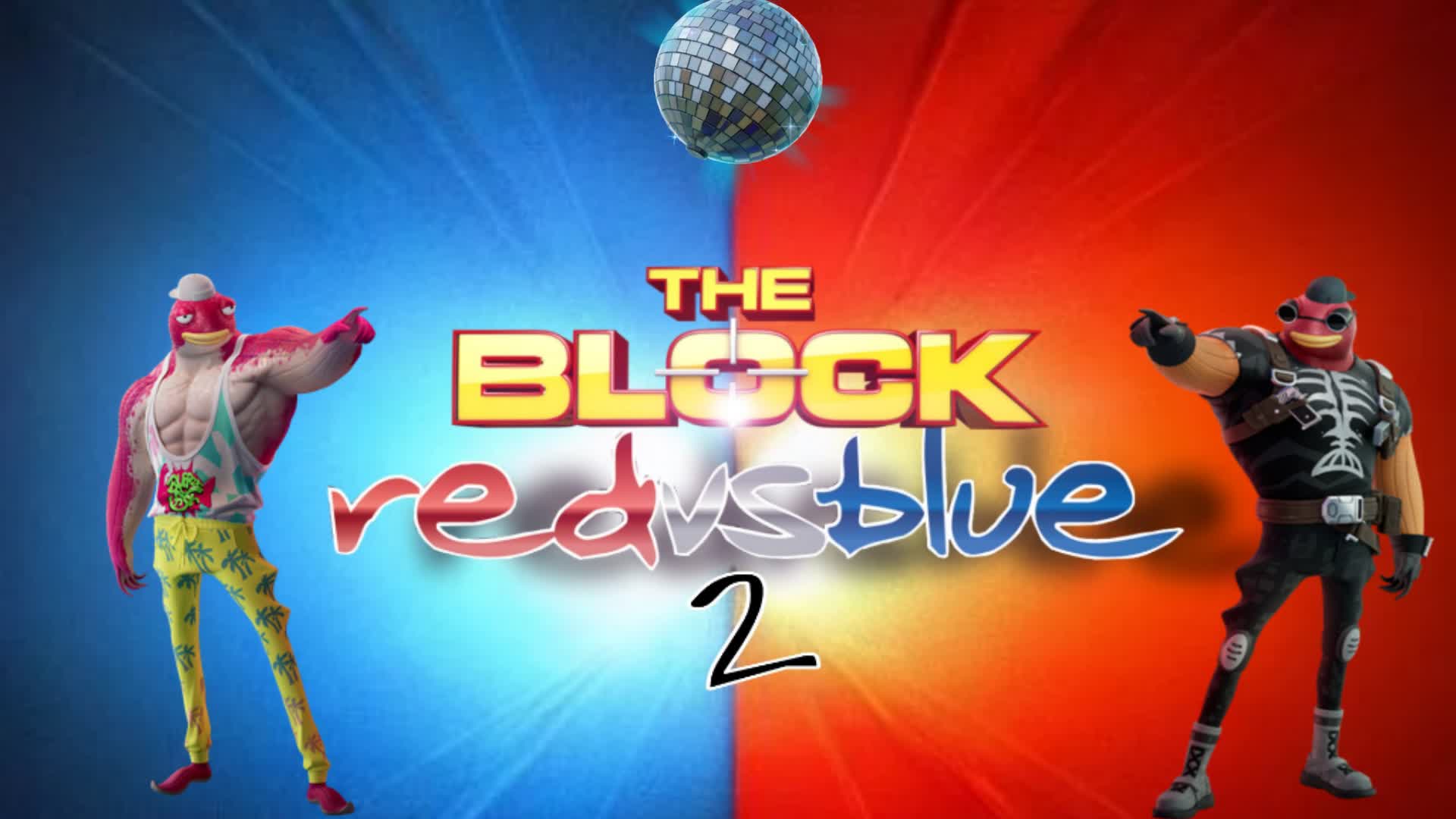 The Block Red Vs Blue 2 🕹 9600-0372-0429 by alienontheblock - Fortnite ...
