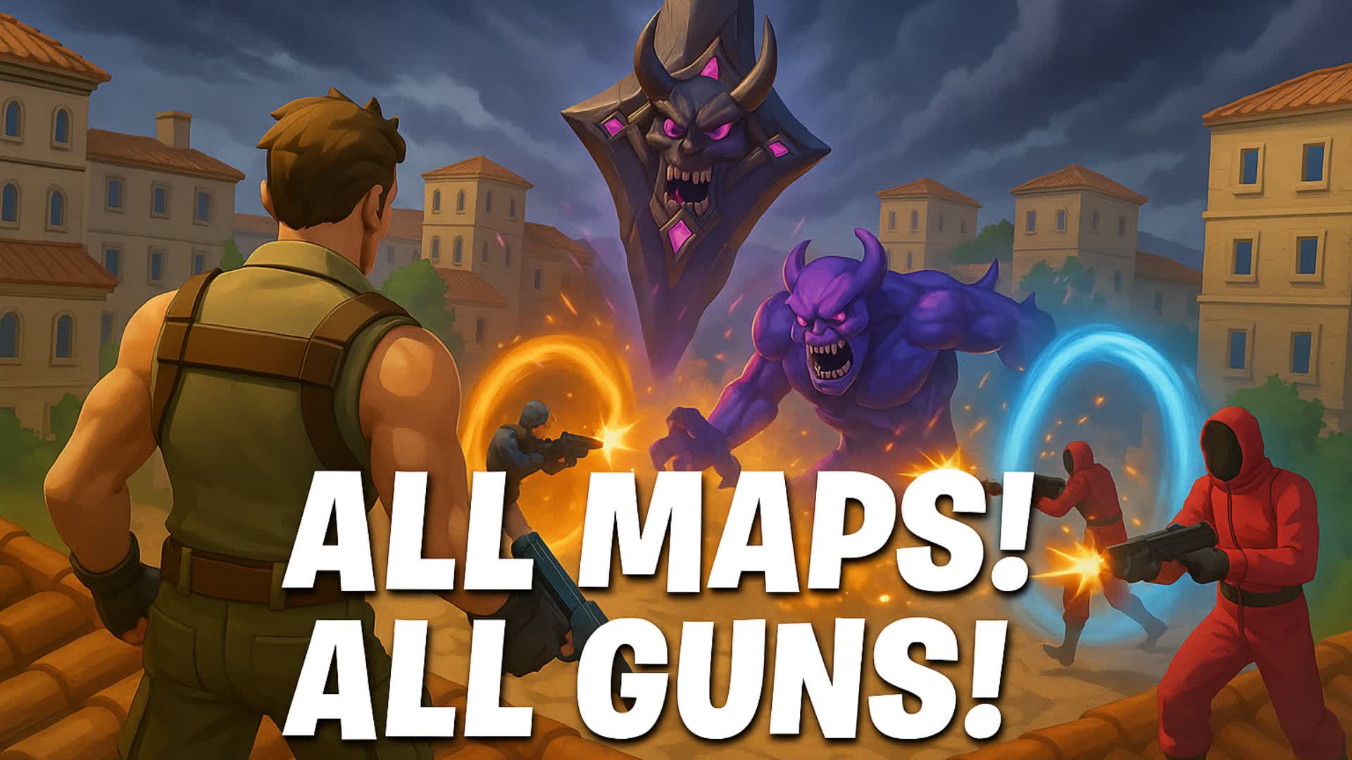 ALL MAPS ALL GUNS 1303-5160-3418 by horizonxplayr - Fortnite Creative Map Code - Fortnite.GG
