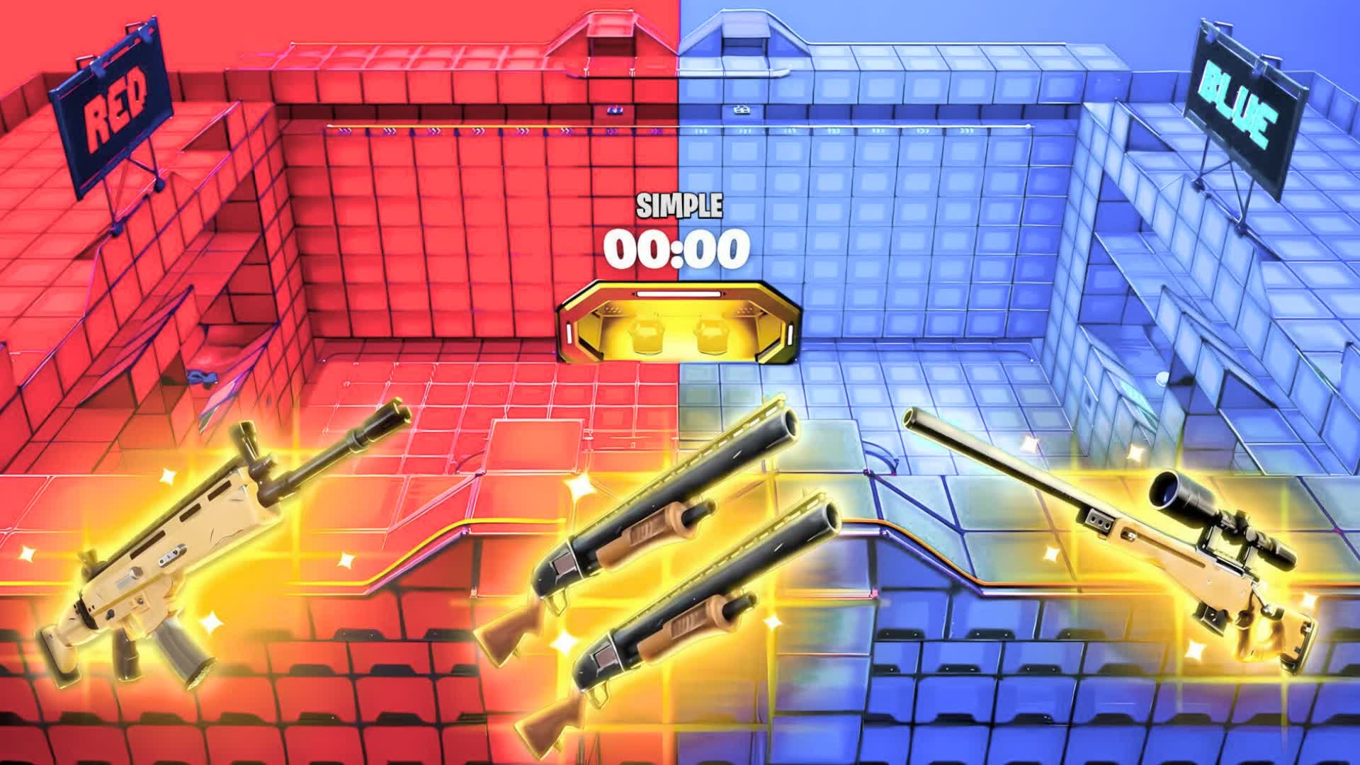 🔴🔵ARCHI RED VS BLUE 🔴🔵 0985-9536-2185 by vivic - Fortnite Creative Map ...