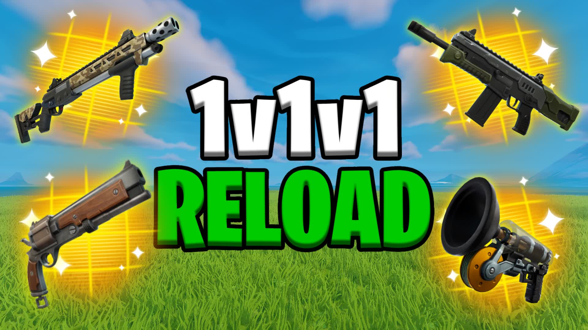 SUPER 1V1V1 RELOAD 1V1 PVP Free for All 5806-1620-1882 by toti - Fortnite Creative Map Code ...