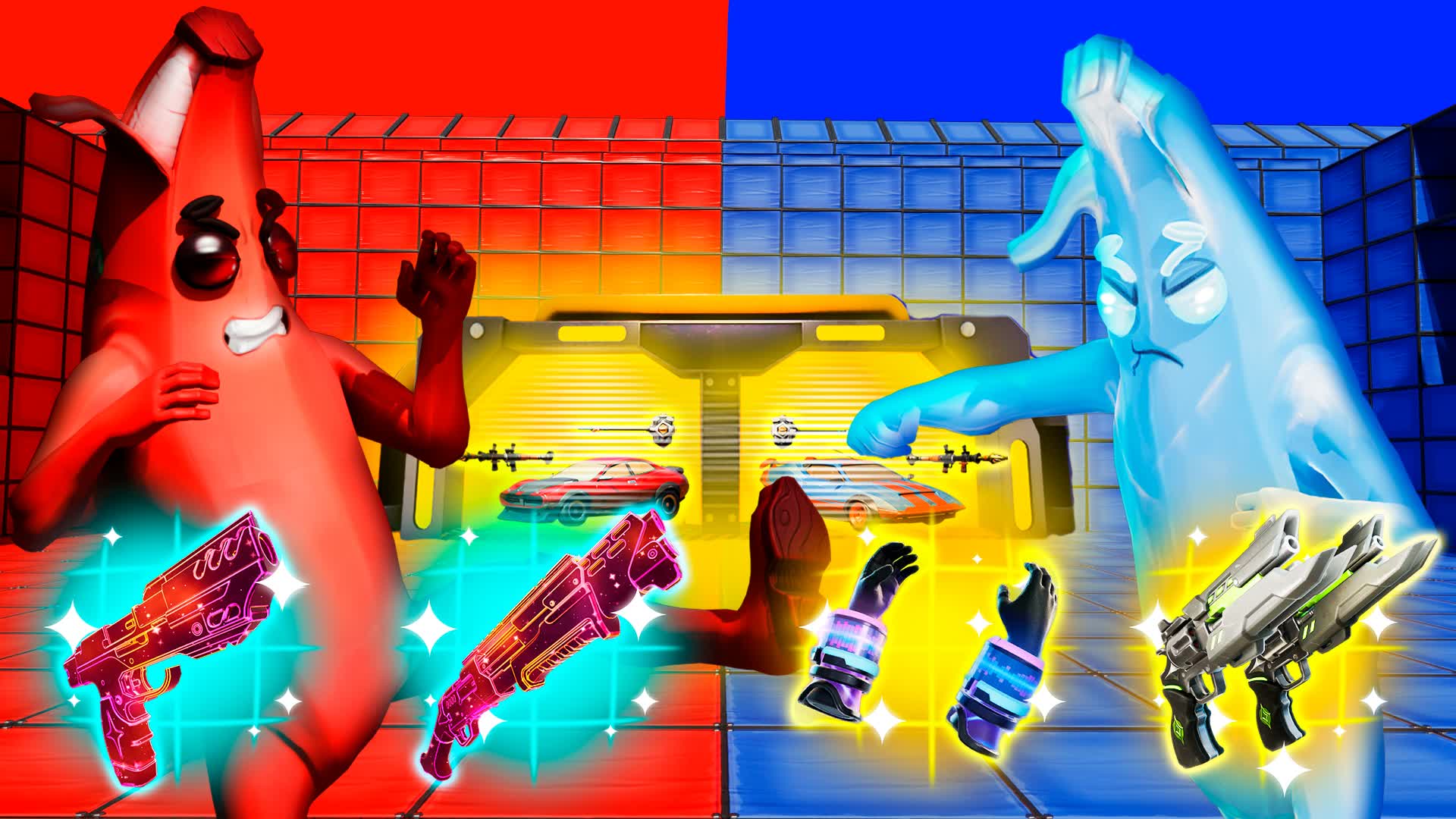 🟡 SUPER BANANAS RED VS BLUE 🔴🔵 9289-2921-2249 by harleyesz - Fortnite ...