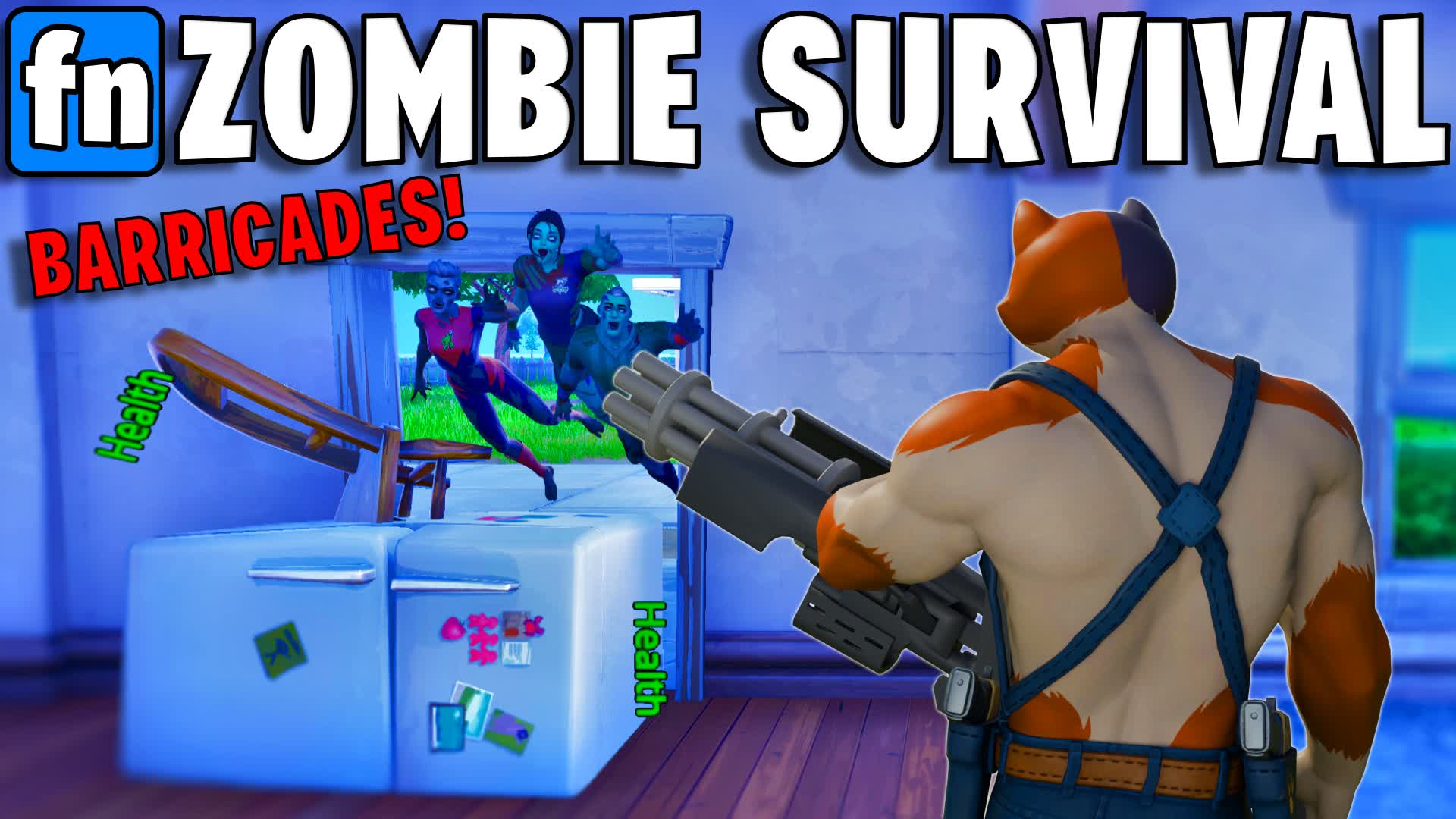 Zombie Survival 🔨 8930-2487-1110 by otiemaps - Fortnite Creative Map ...