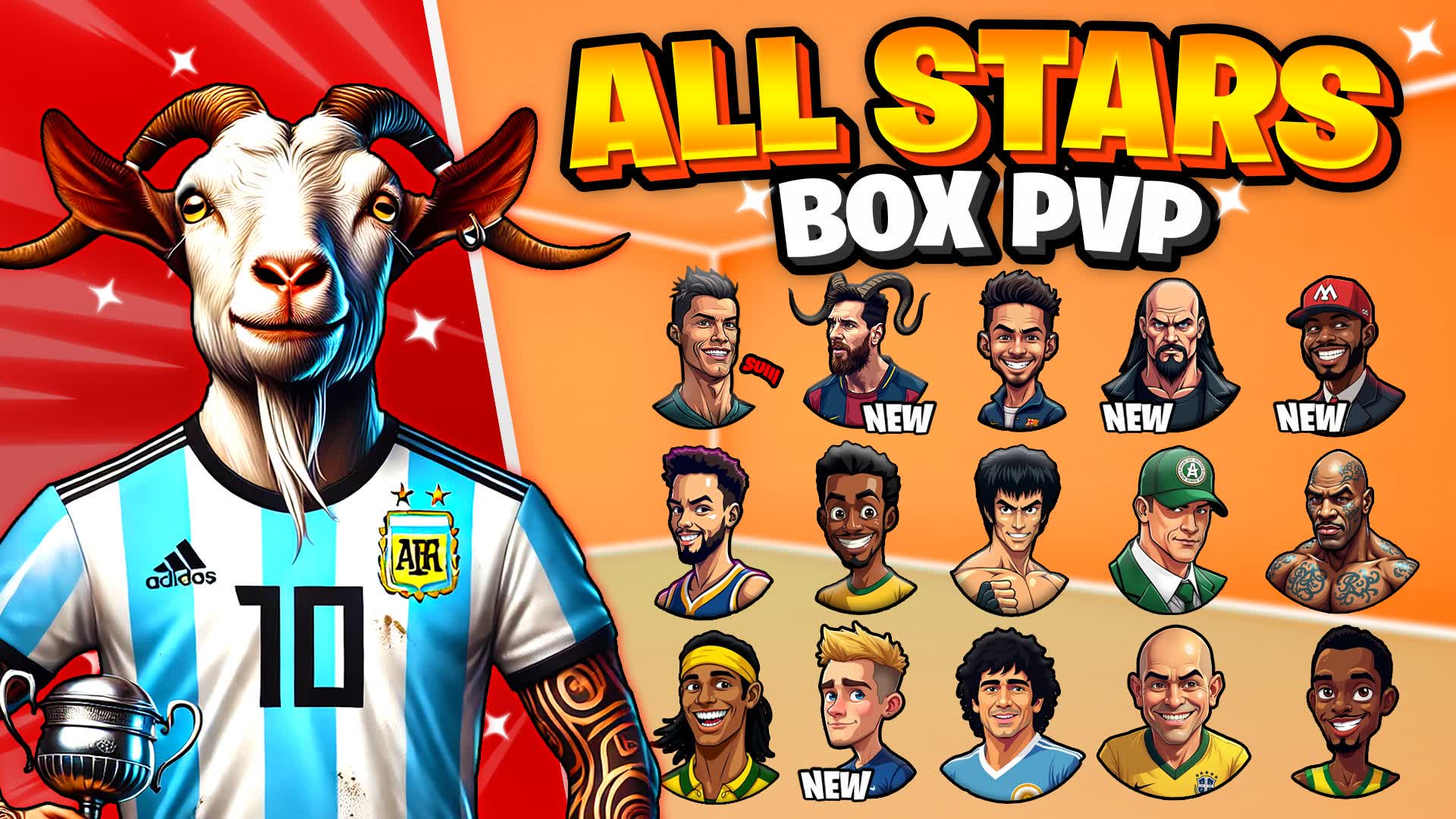 🏆 ALL STARS BOXFIGHTS 📦 0554-6004-6096 by speedyro - Fortnite