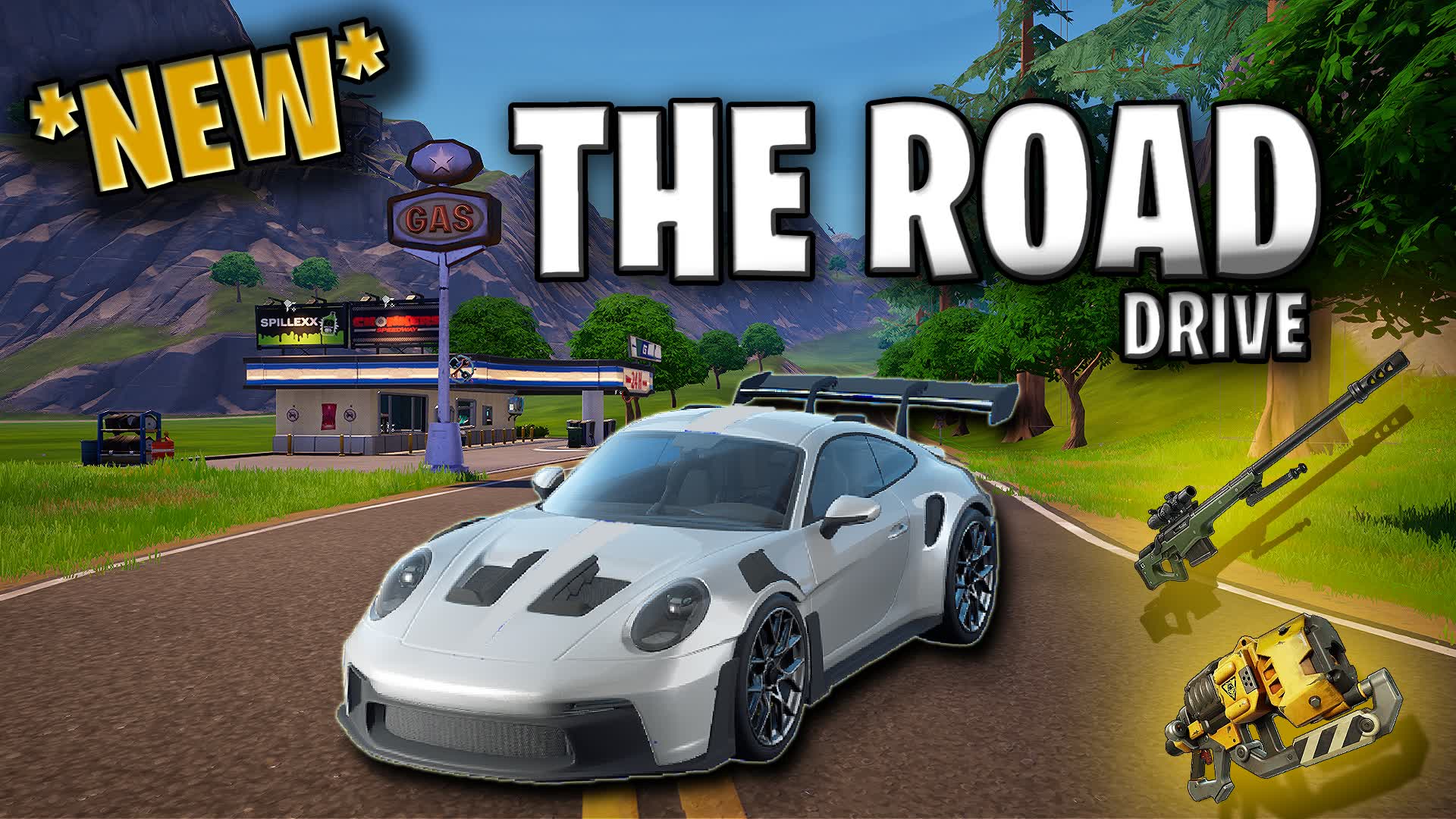 The Road Drive FFA 1778-6274-9022 by skynite - Fortnite Creative Map ...