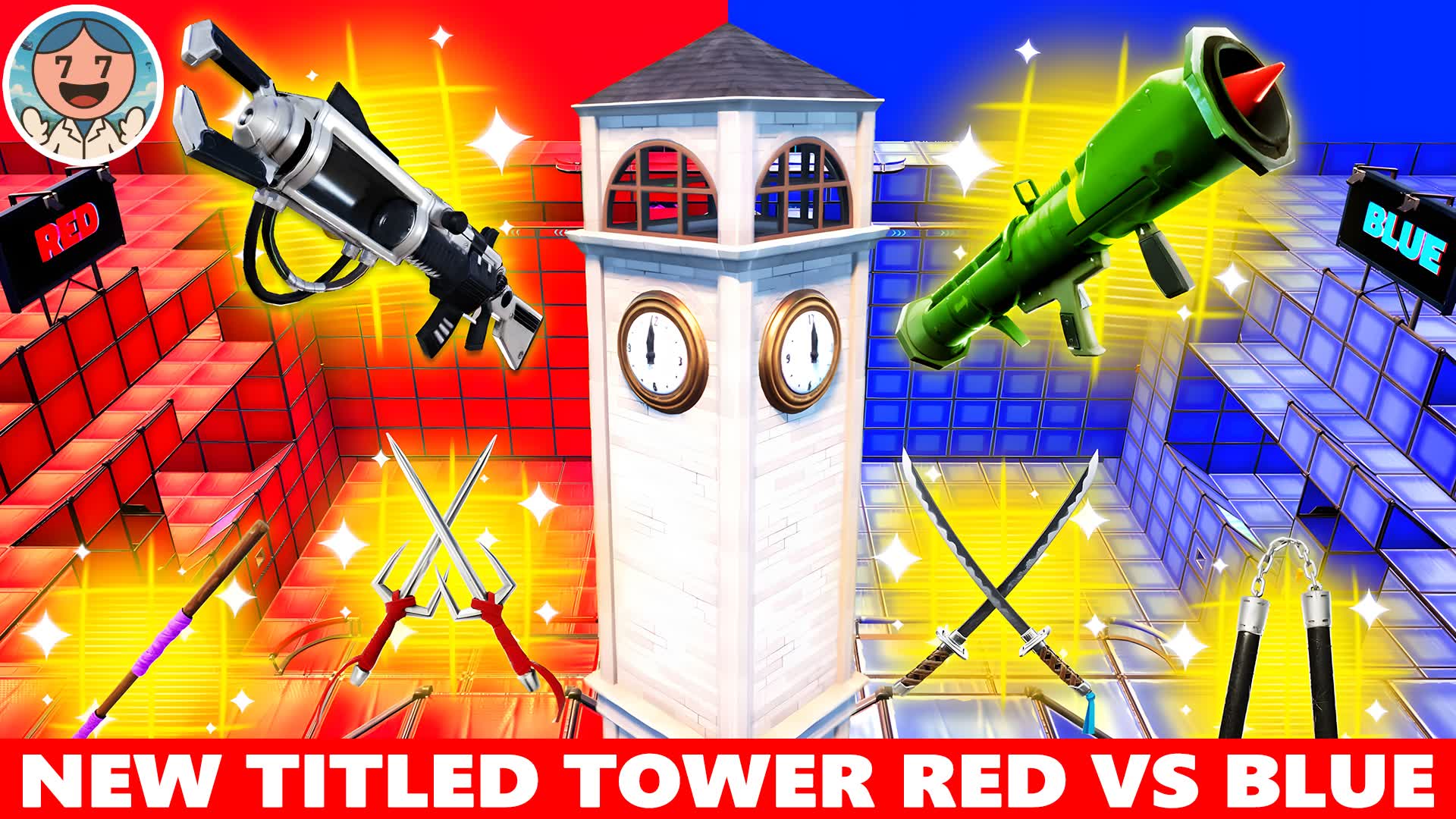 HERO TILTED TOWER RED VS BLUE 🔴🔵 9501-5270-8085 by mrseven - Fortnite Creative Map Code ...