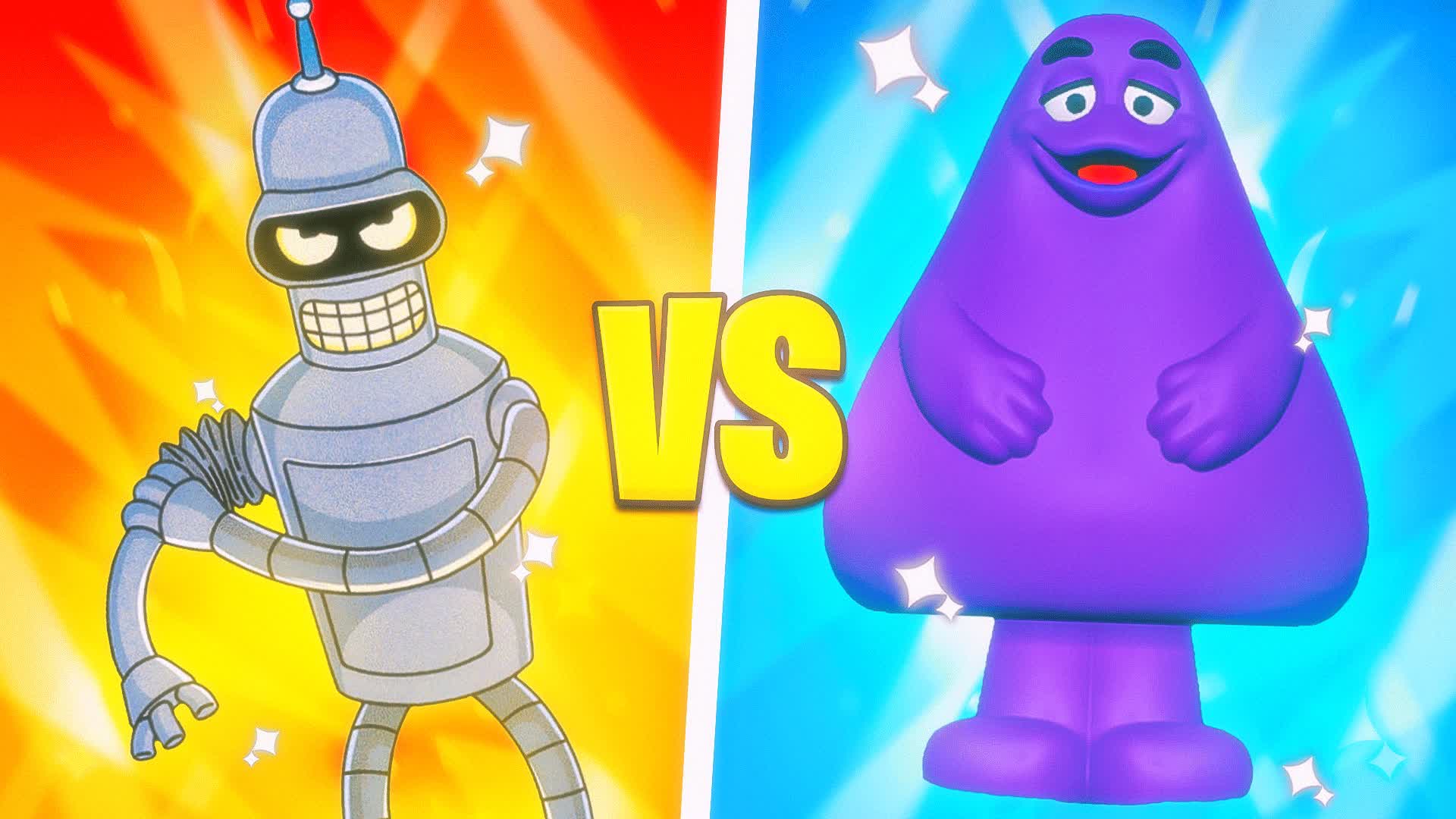 🚀 FUTURAMA VS GRIMACE 🍧 5330-6456-8779 by jadyss - Fortnite Creative ...
