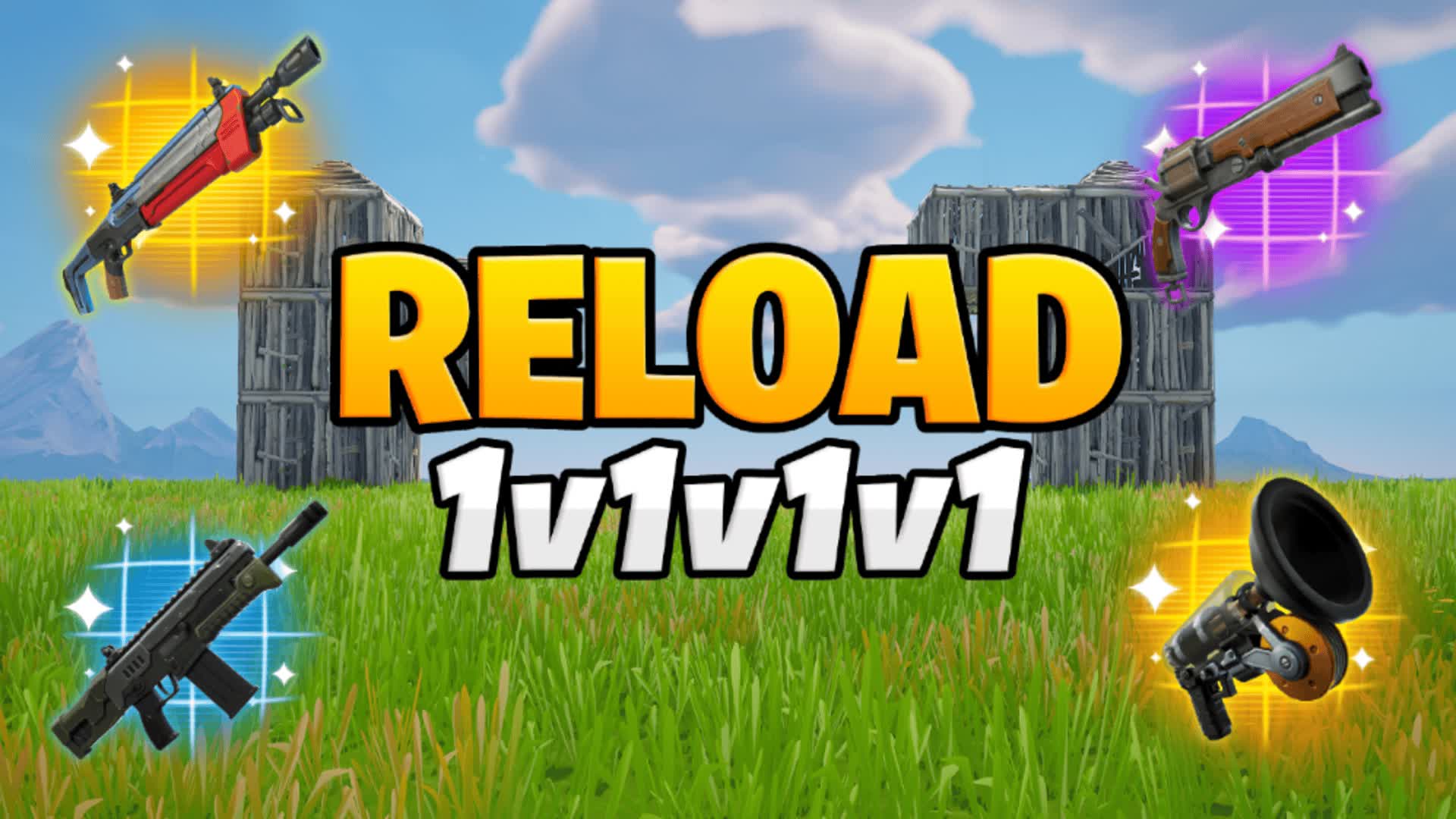 1v1v1v1 Reload Realistic - Free For All 2636-8364-9622 من ابتكار danekl - Fortnite